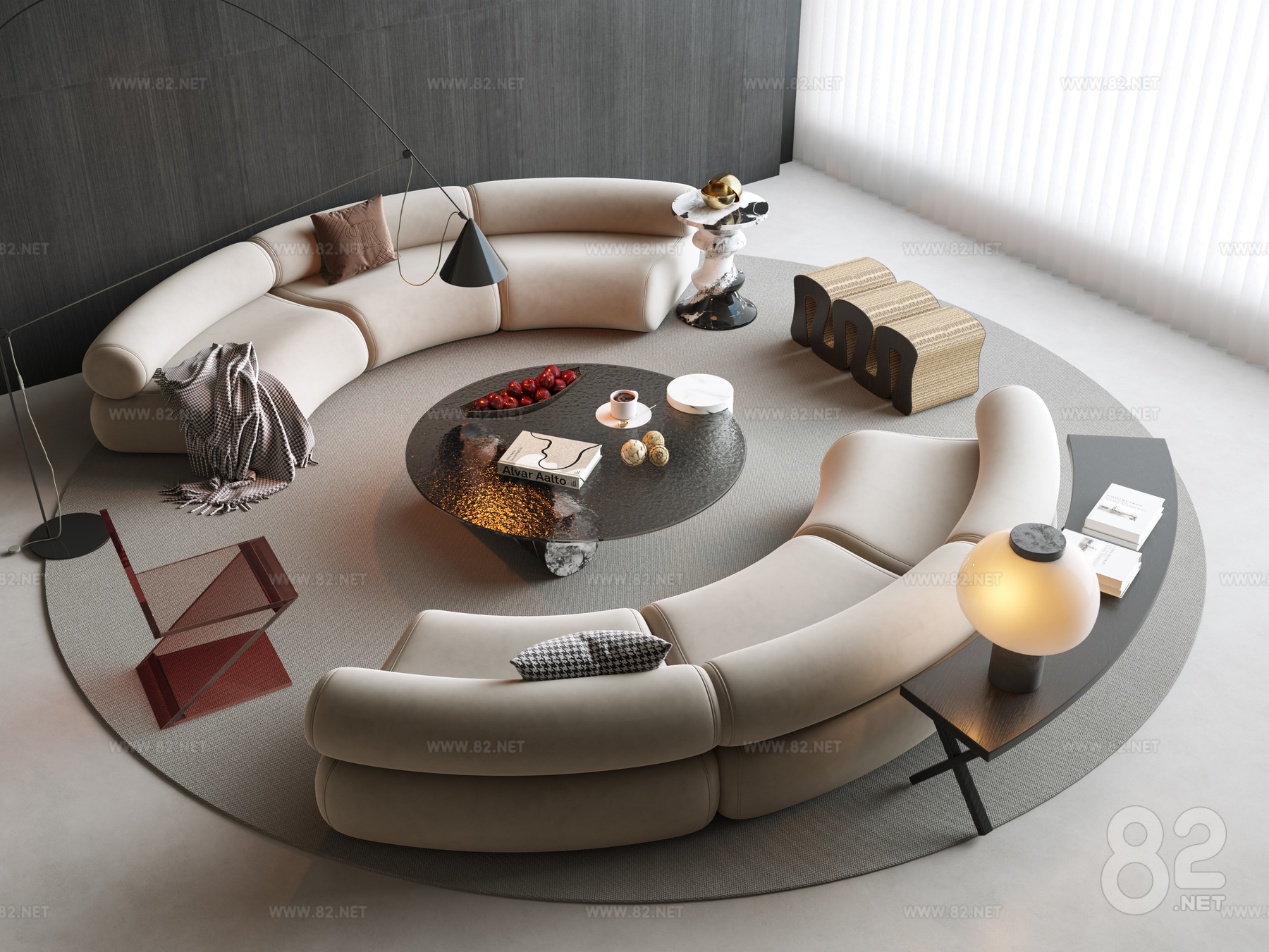 Sectional Sofa | 3Ds Max(.max) - 82Models