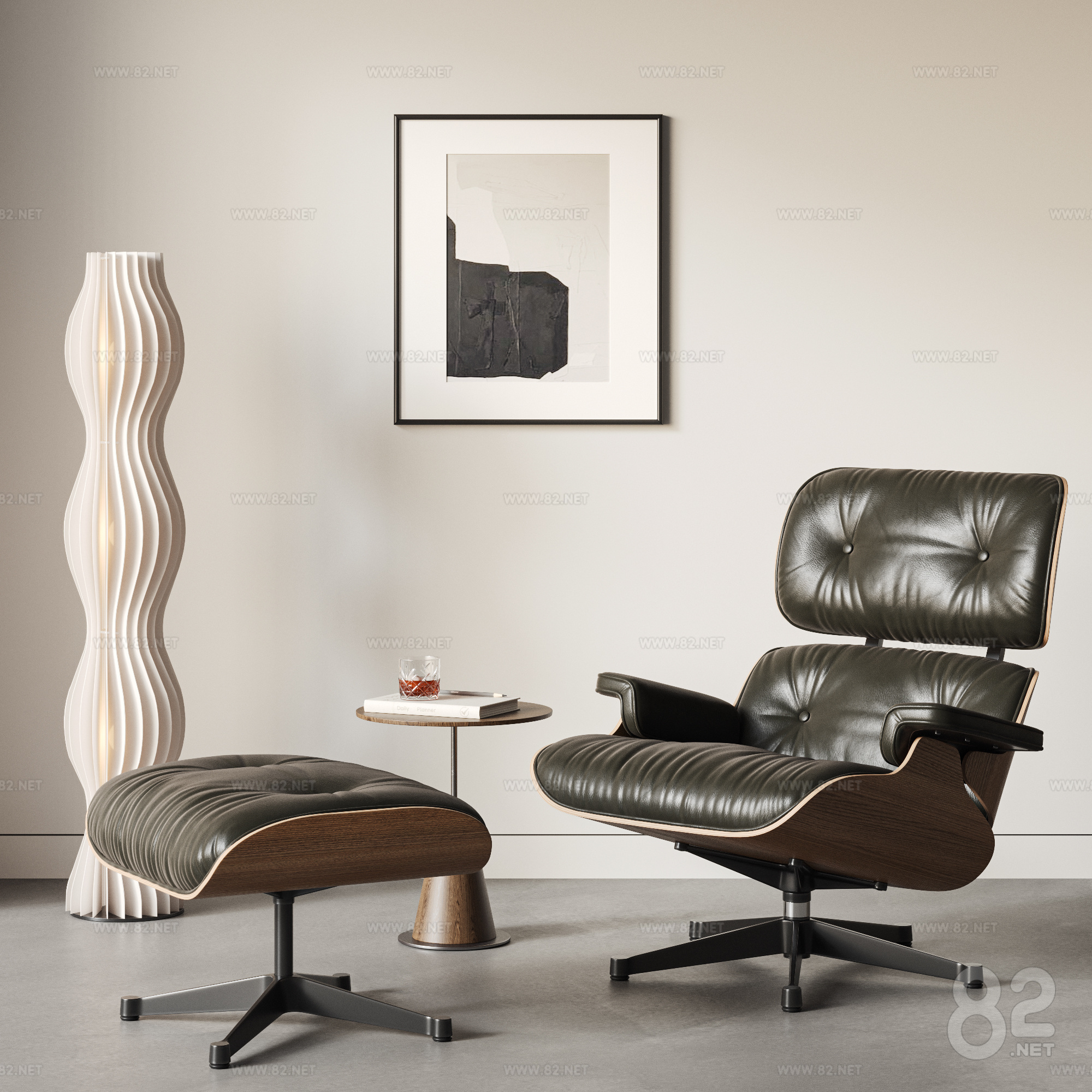 VITRA Nordic Imus Recliner download 3D Model | 3Ds Max(.max) - 82Models