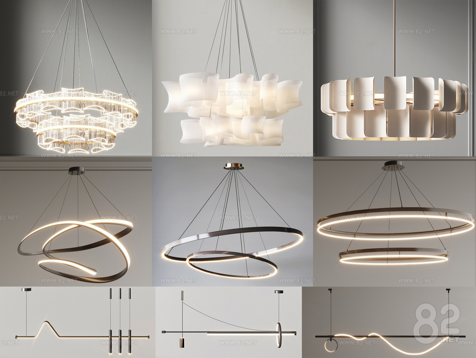 Modern chandelier Decorative Light download Sketchup Model | SketchUp ...