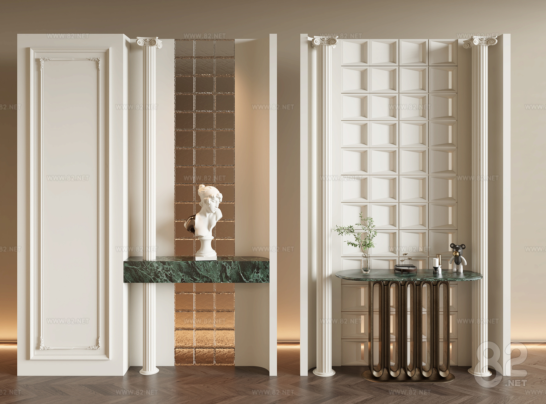 French porch partition | 3Ds Max(.max) - 82Models