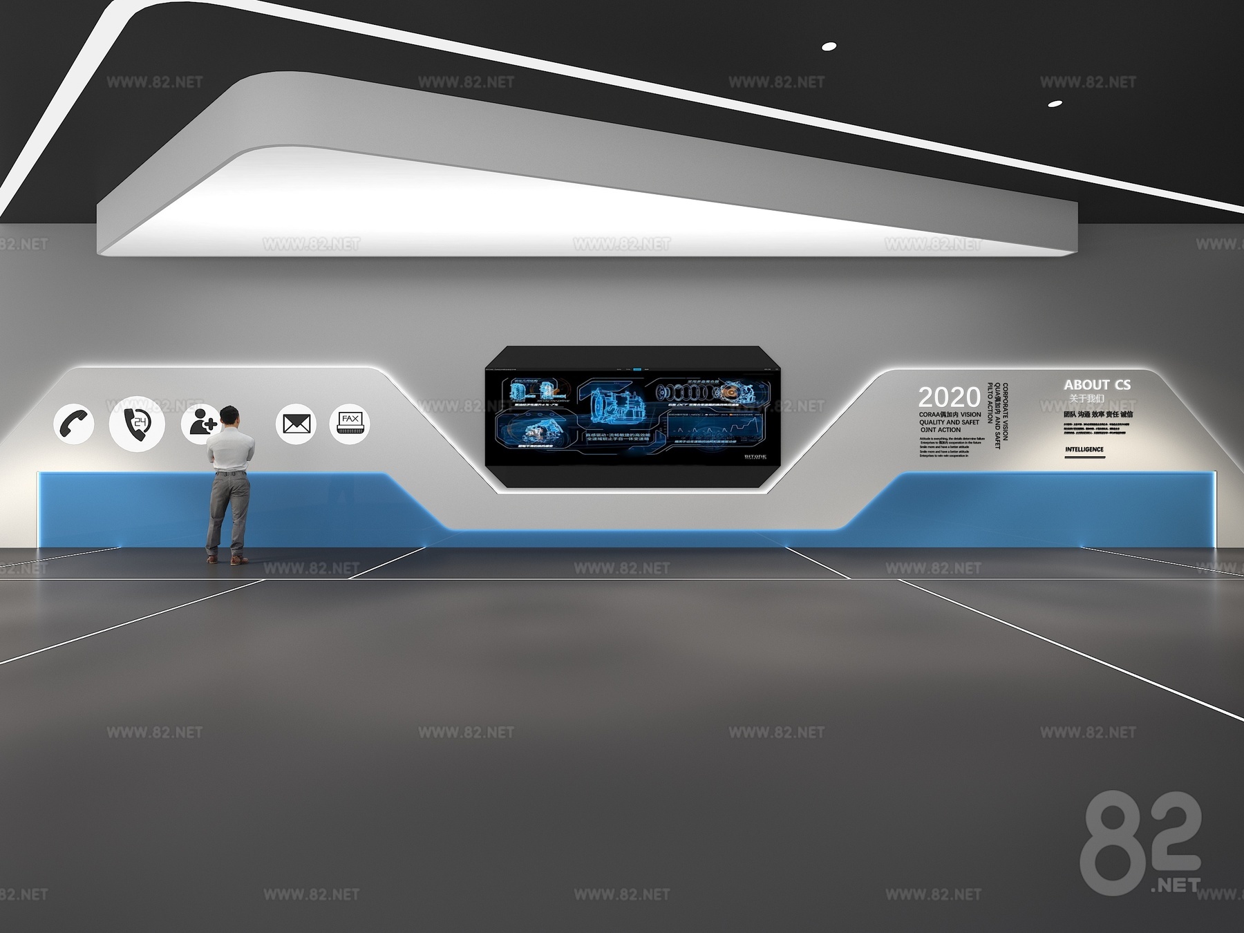 Culture Wall Enterprise Culture Wall Display Wall Large Screen ...