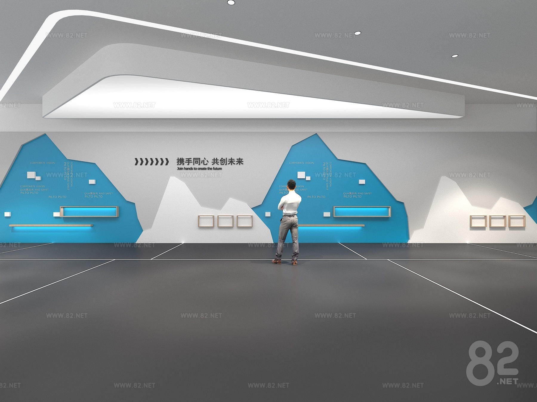 Culture Wall Enterprise Culture Wall Display Wall Theme Wall Exhibition ...