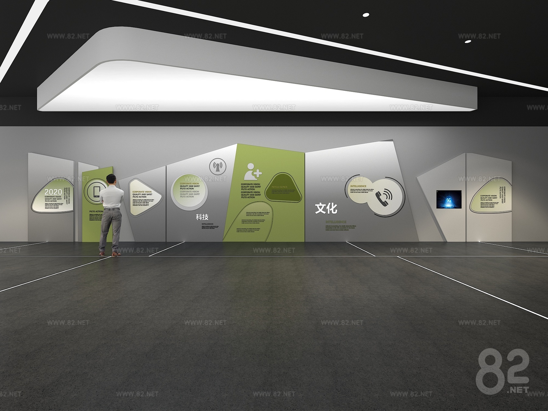 Culture Wall Enterprise Culture Wall Display Wall Theme Wall Exhibition ...