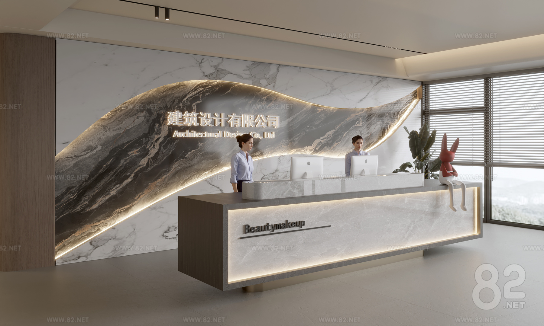 Modern Company Front Desk Reception Area Bar Desk Reception Desk ...