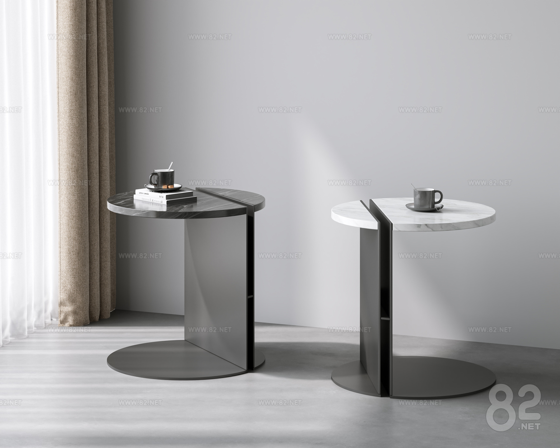 Modern Side Table Corner Table Italian Round Table Side Table ...