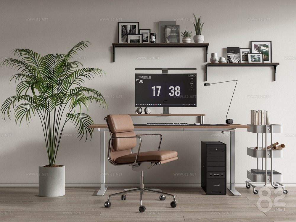 Desk computer desk study desk | 3Ds Max(.max) - 82Models