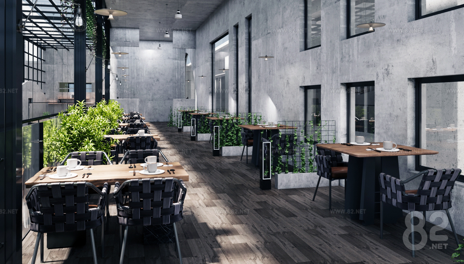 Industrial Style DiningRoom Cafe Western Restaurant Milk Tea Shop Southeast Asian Restaurant ...