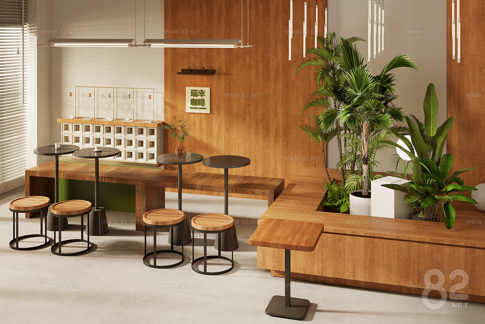 Cafe | SketchUp(.skp) - 82Models