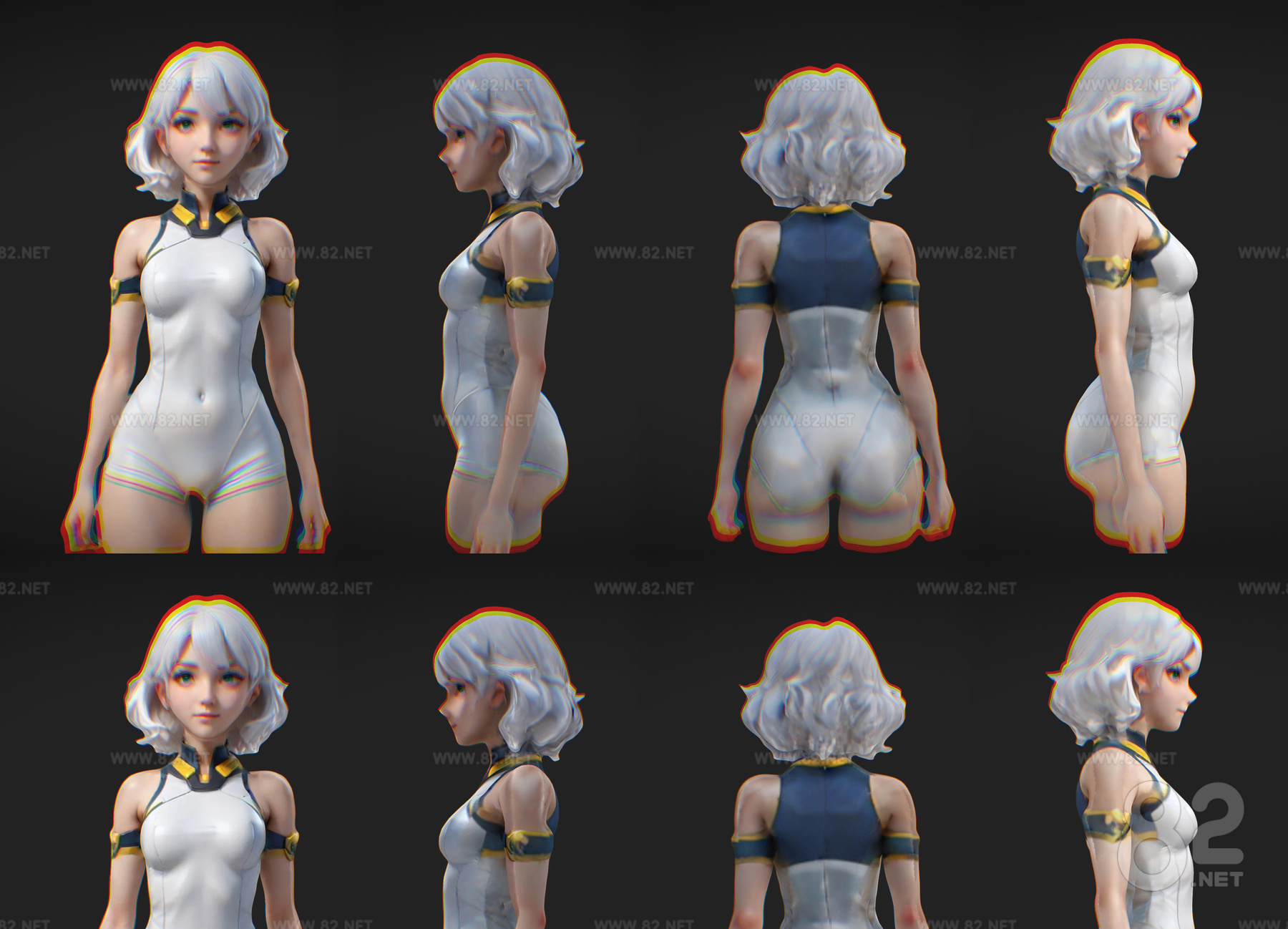 Modern sexy girl beauty fashion beautiful girl styling character lotus official beauty fashion ...