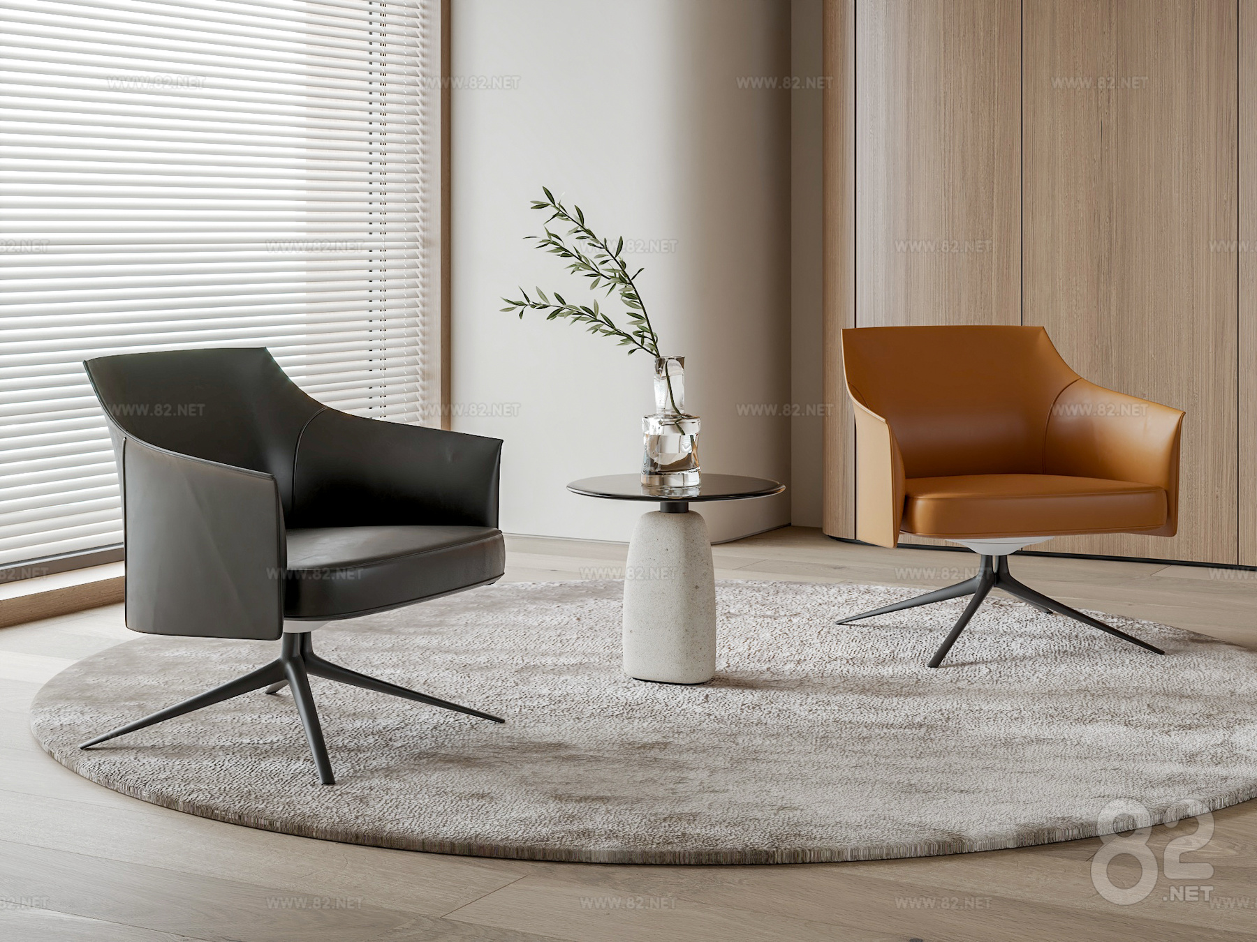Poliform armchair office chair leather office chair Lounge Chair corner ...