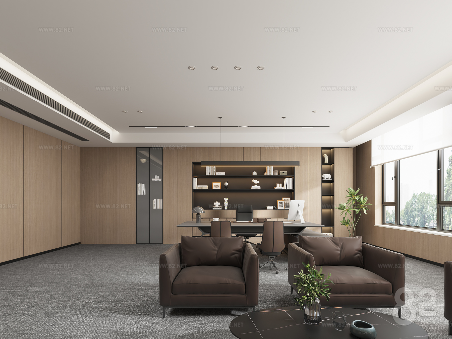 President's Office General Manager's Office download 3D Model | 3Ds Max ...