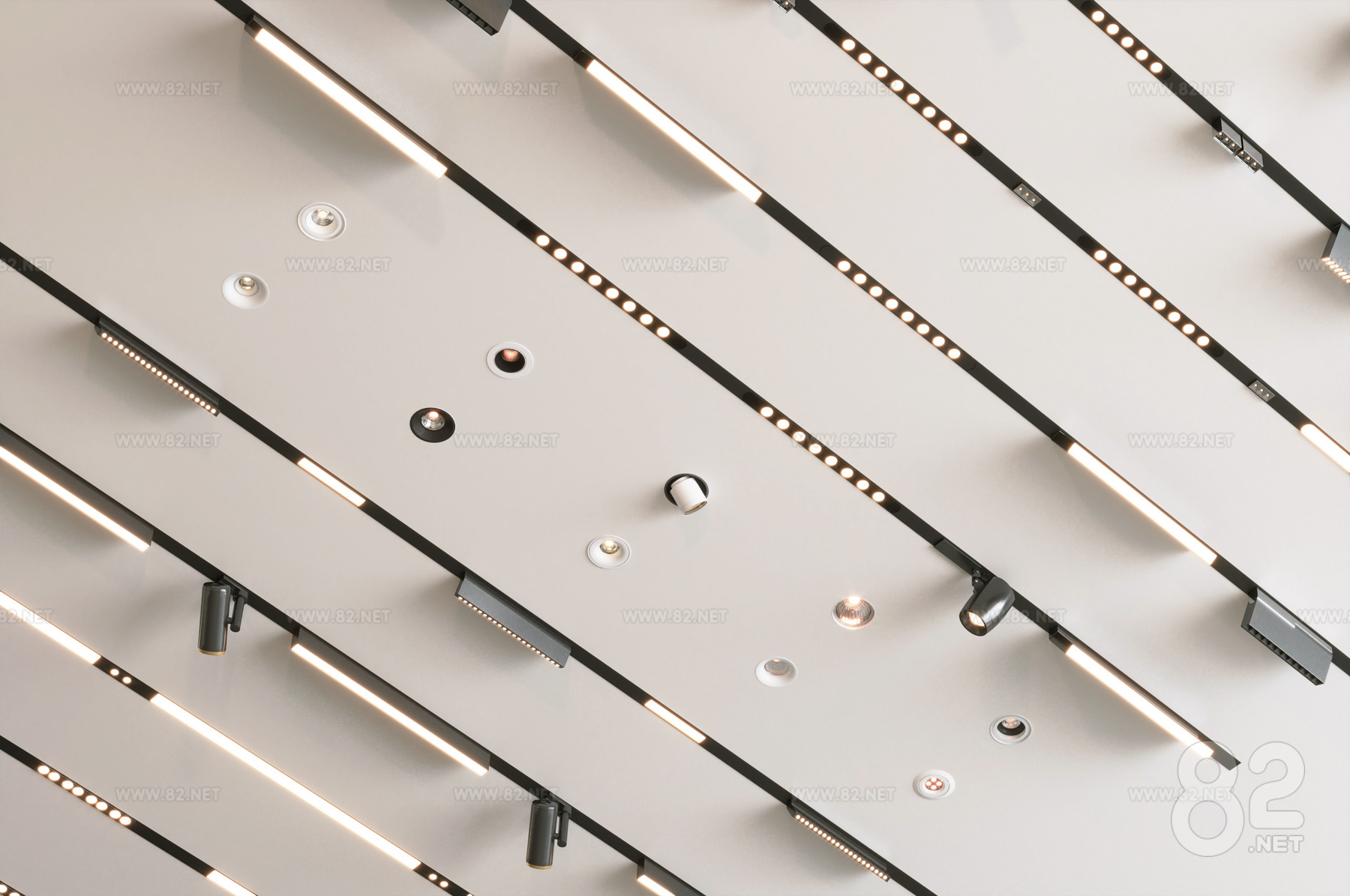 Modern Magnetic Lights Track Lights | 3Ds Max(.max) - 82Models