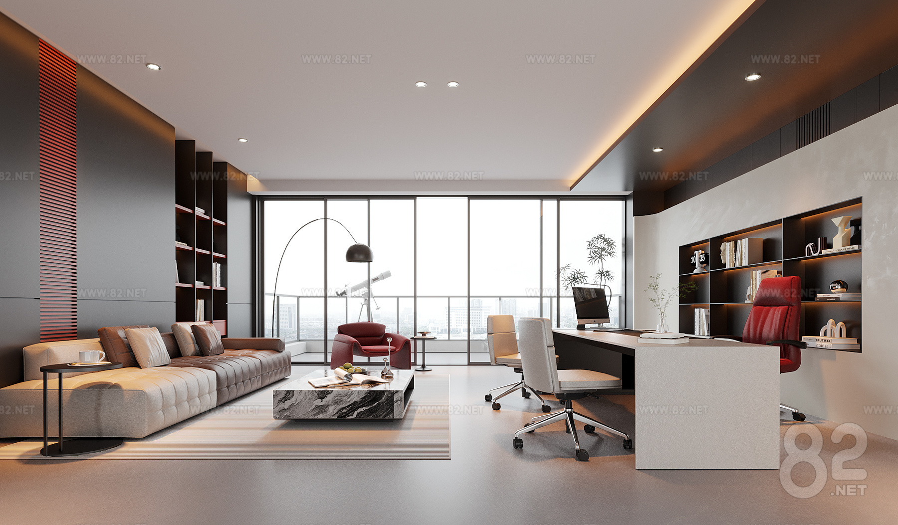 modern general manager office chairman office boss office download ...