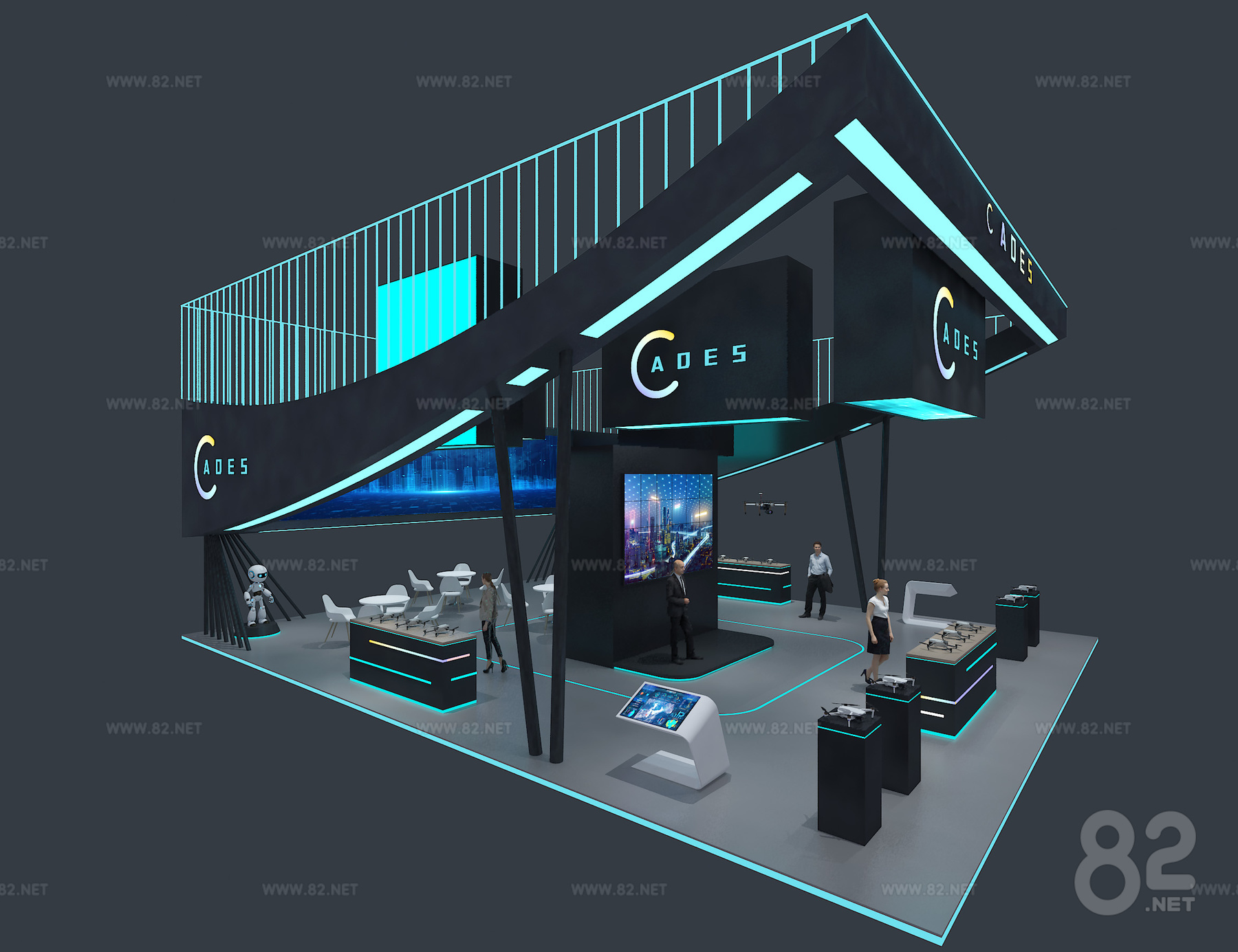 Science and Technology Exhibition Hall download | 3Ds Max(.max) - 82Models