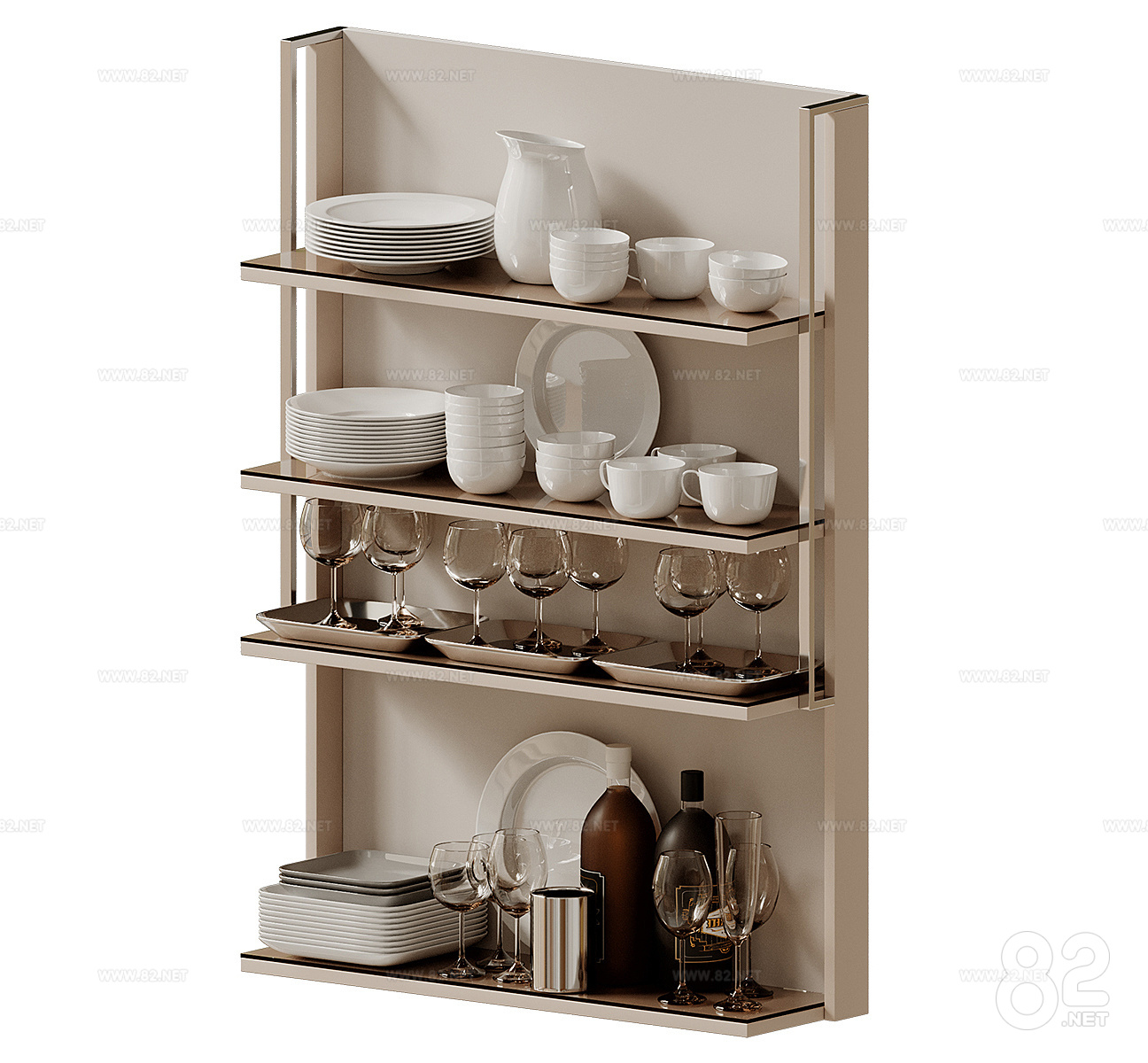 Tableware Ornaments Tableware Combination Dishes Kitchen Storage Rack ...