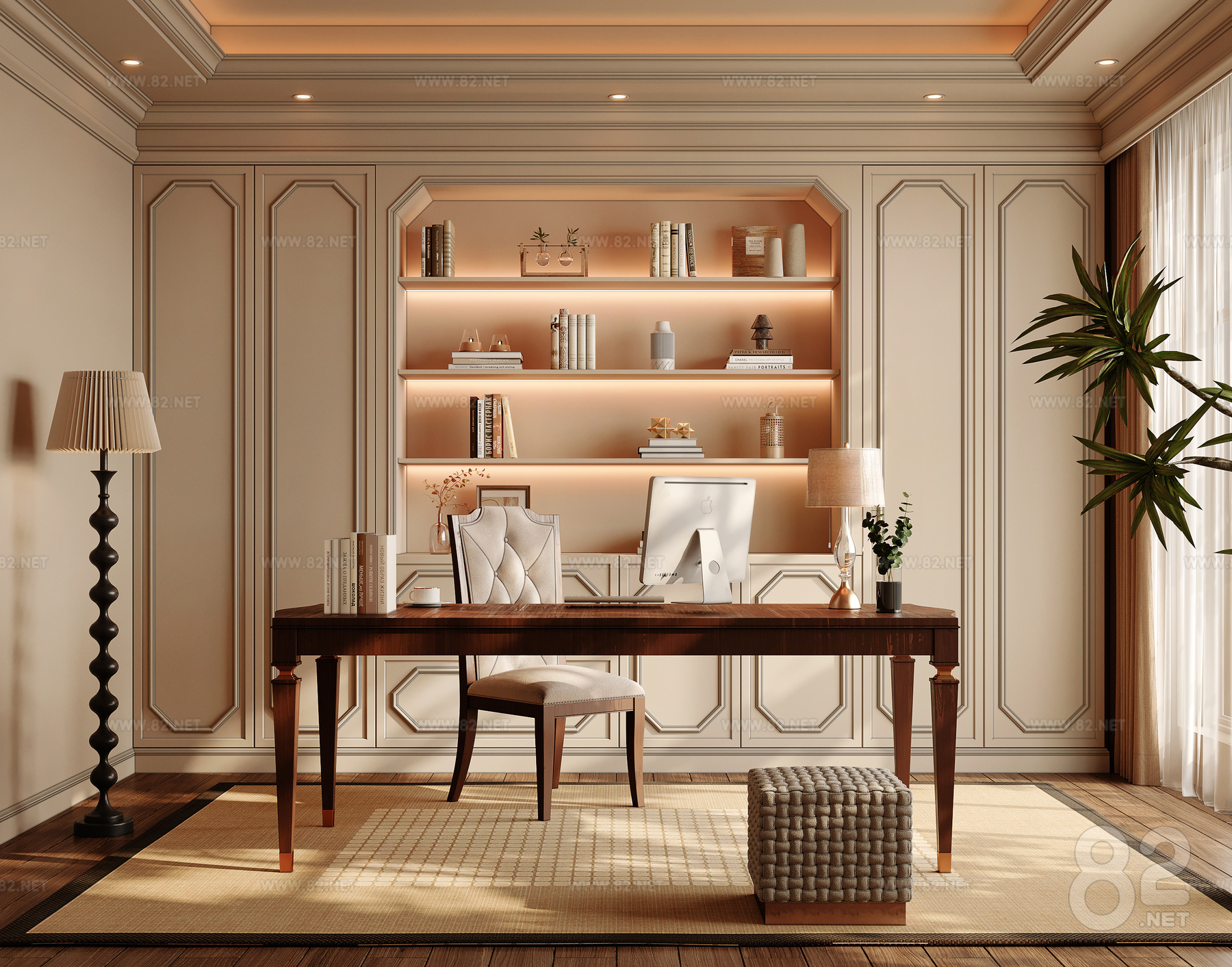 American Study download | 3Ds Max(.max) - 82Models