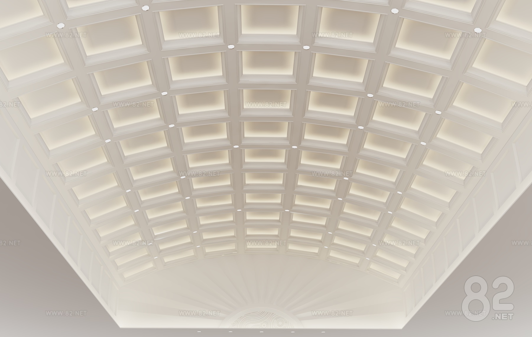 European-style ceiling | 3Ds Max(.max) - 82Models