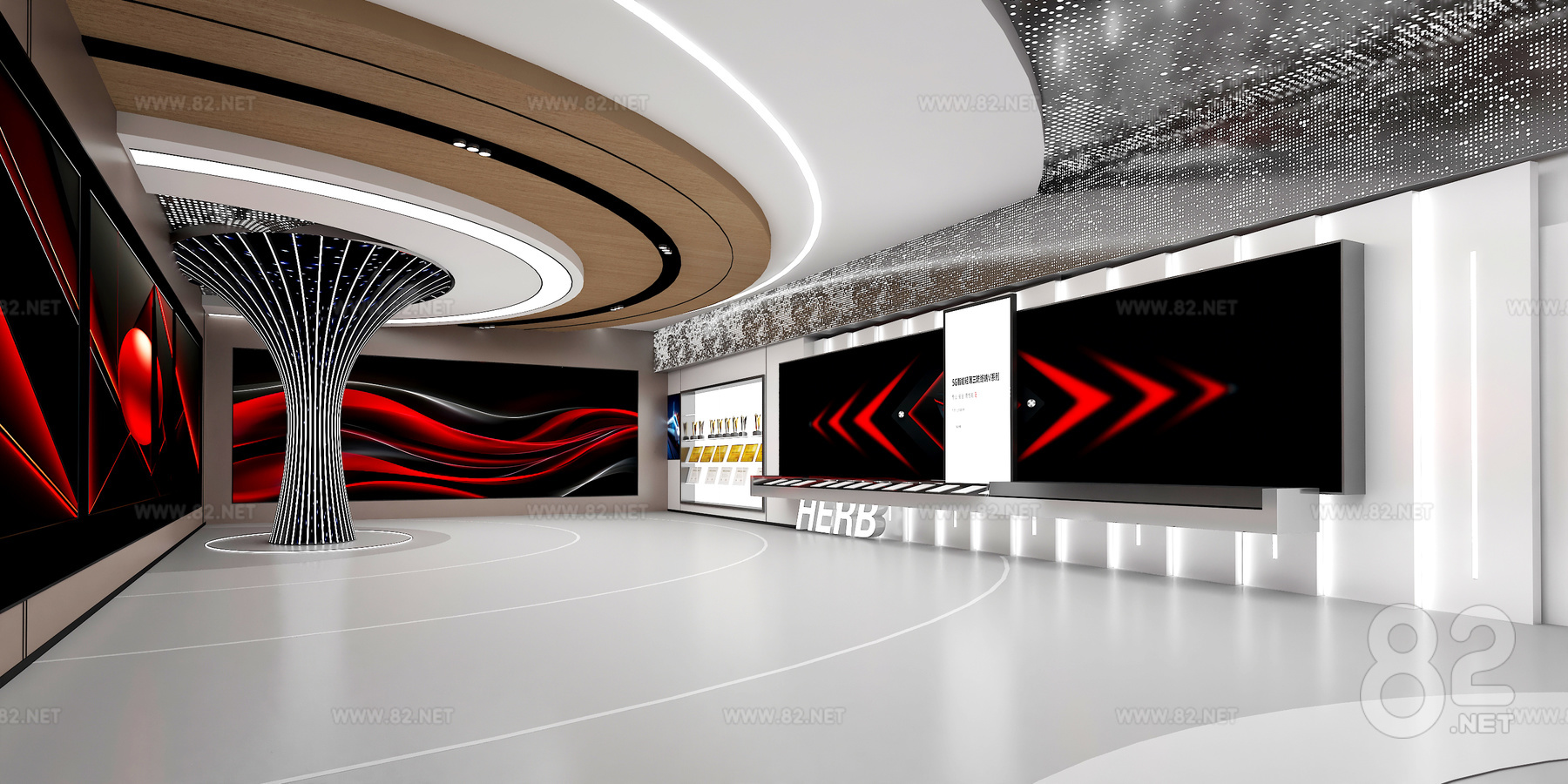 Modern Science and Technology Exhibition Hall download | 3Ds Max(.max) - 82Models