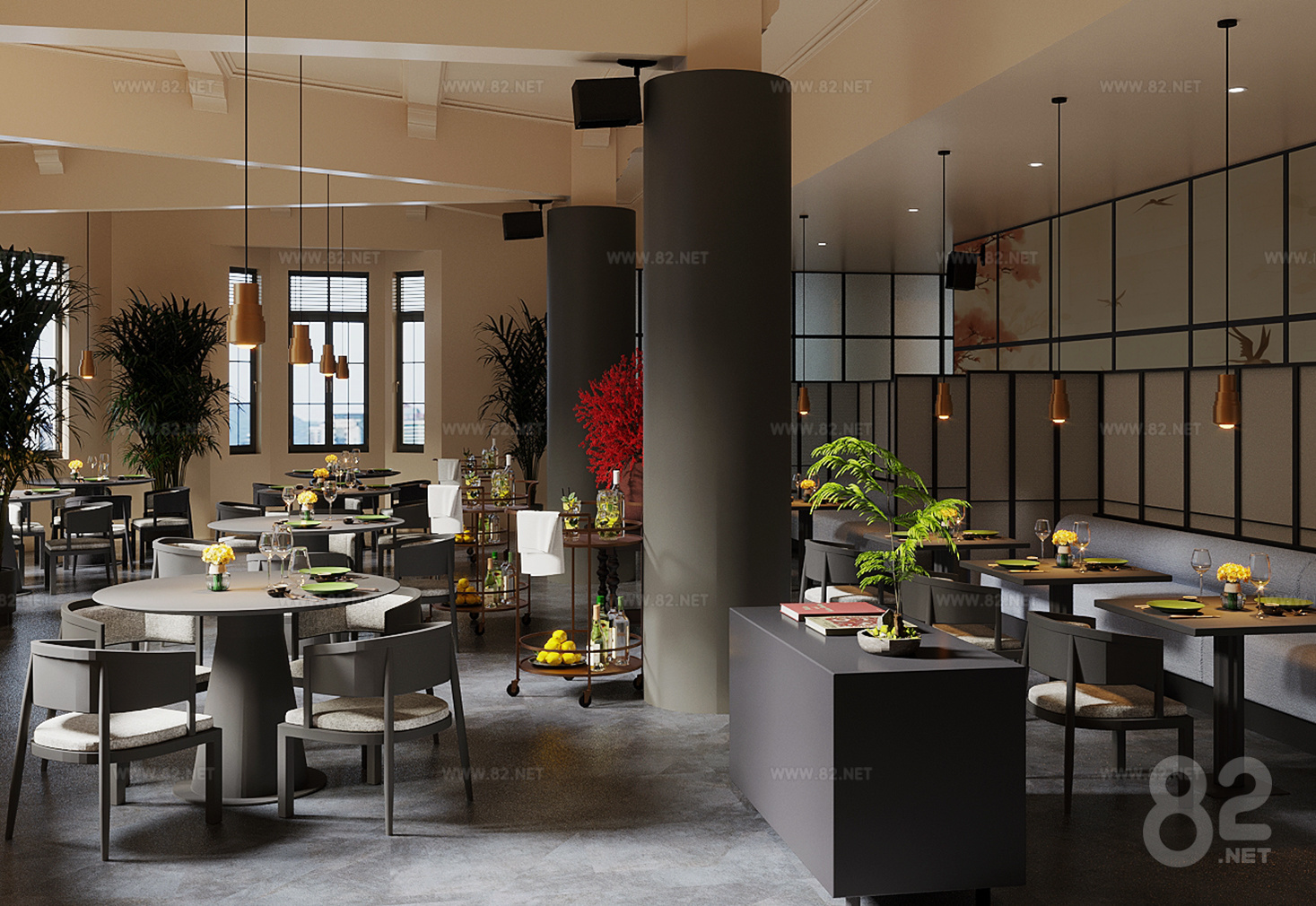 Modern Southeast Asian DiningRoom Modern Western Restaurant New Chinese ...