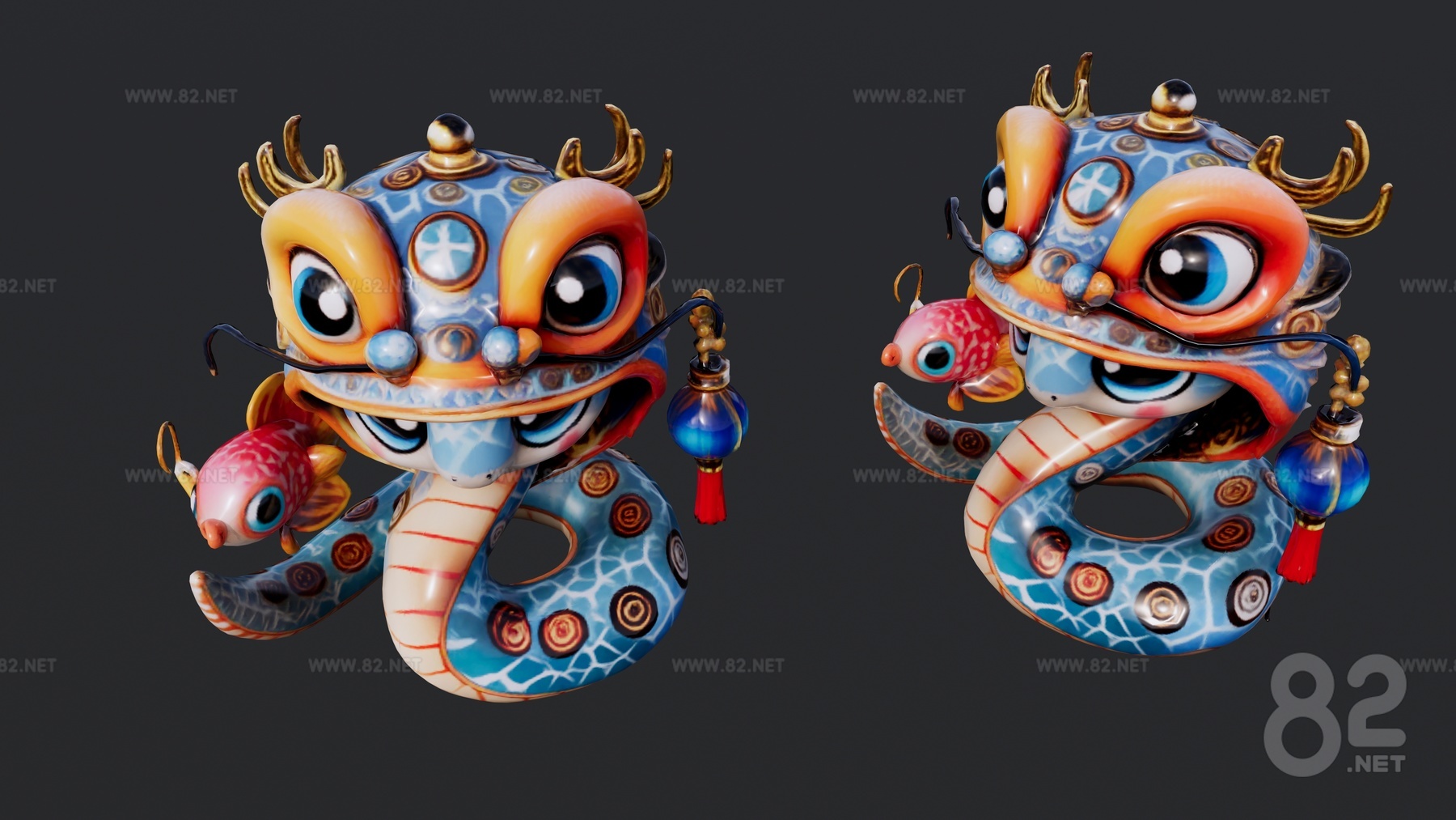 Small Green Snake Mascot Sculpture download Sketchup Model | SketchUp ...