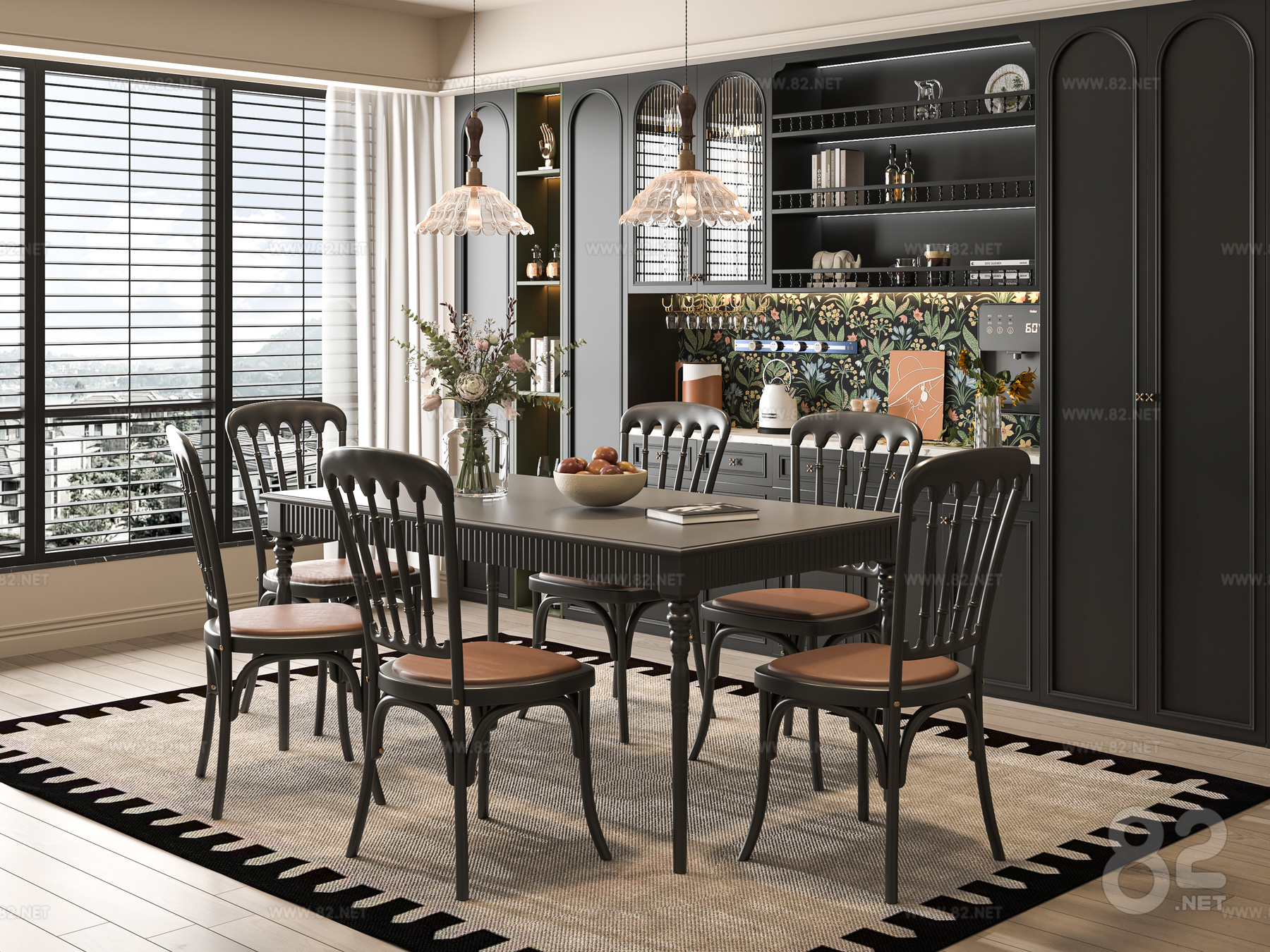 French Home DiningRoom download | SketchUp(.skp) - 82Models