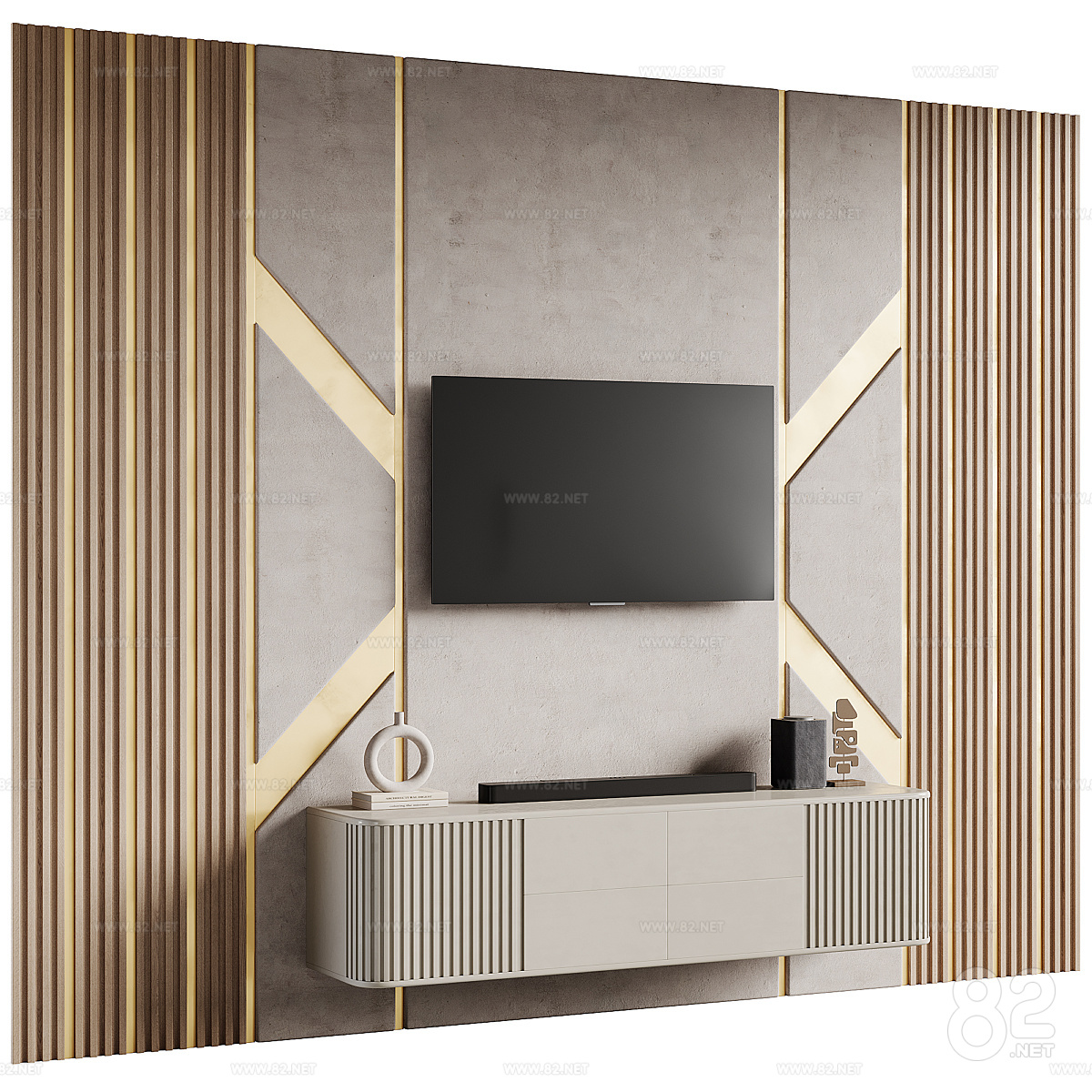 TV Wall download | 3Ds Max(.max) - 82Models