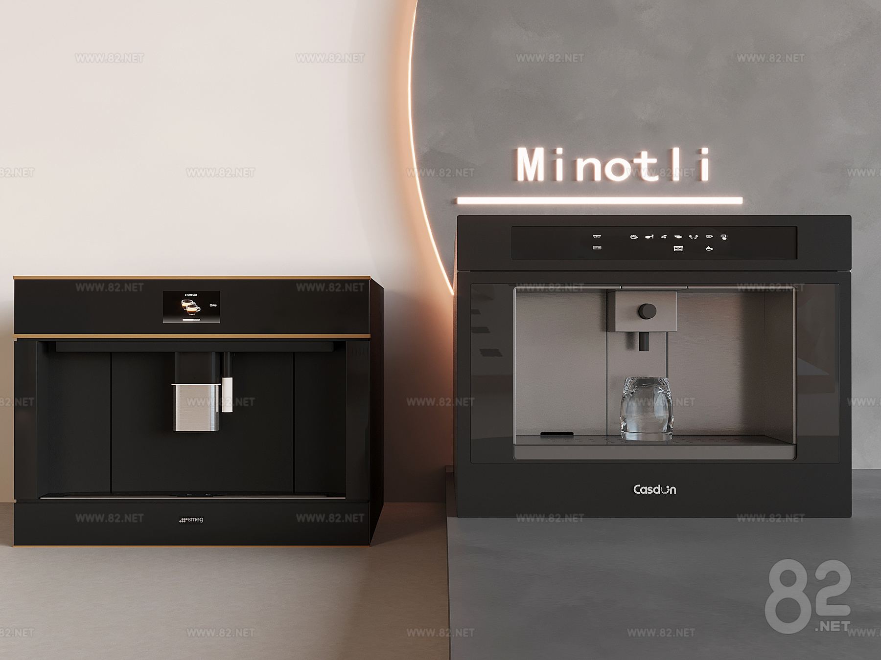 Modern embedded clean drinking machine coffee machine cold and hot ...