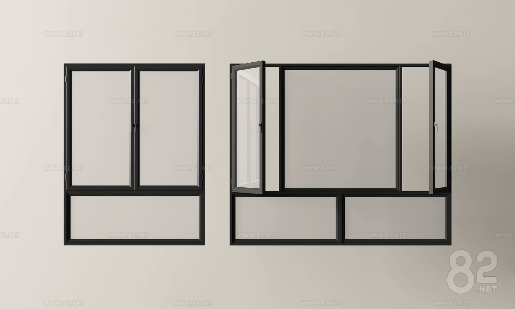 modern windows floor-to-ceiling windows bay windows casement windows ...