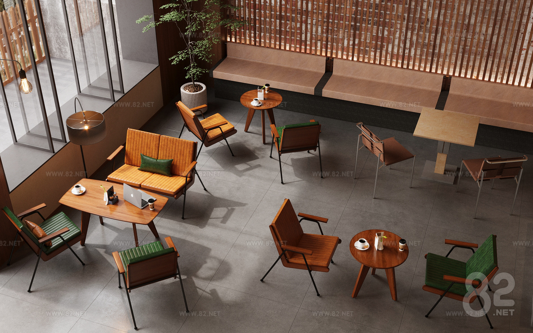 Vintage Middle Ancient Cafe Coffee Shop Dining Table and Chair Coffee ...