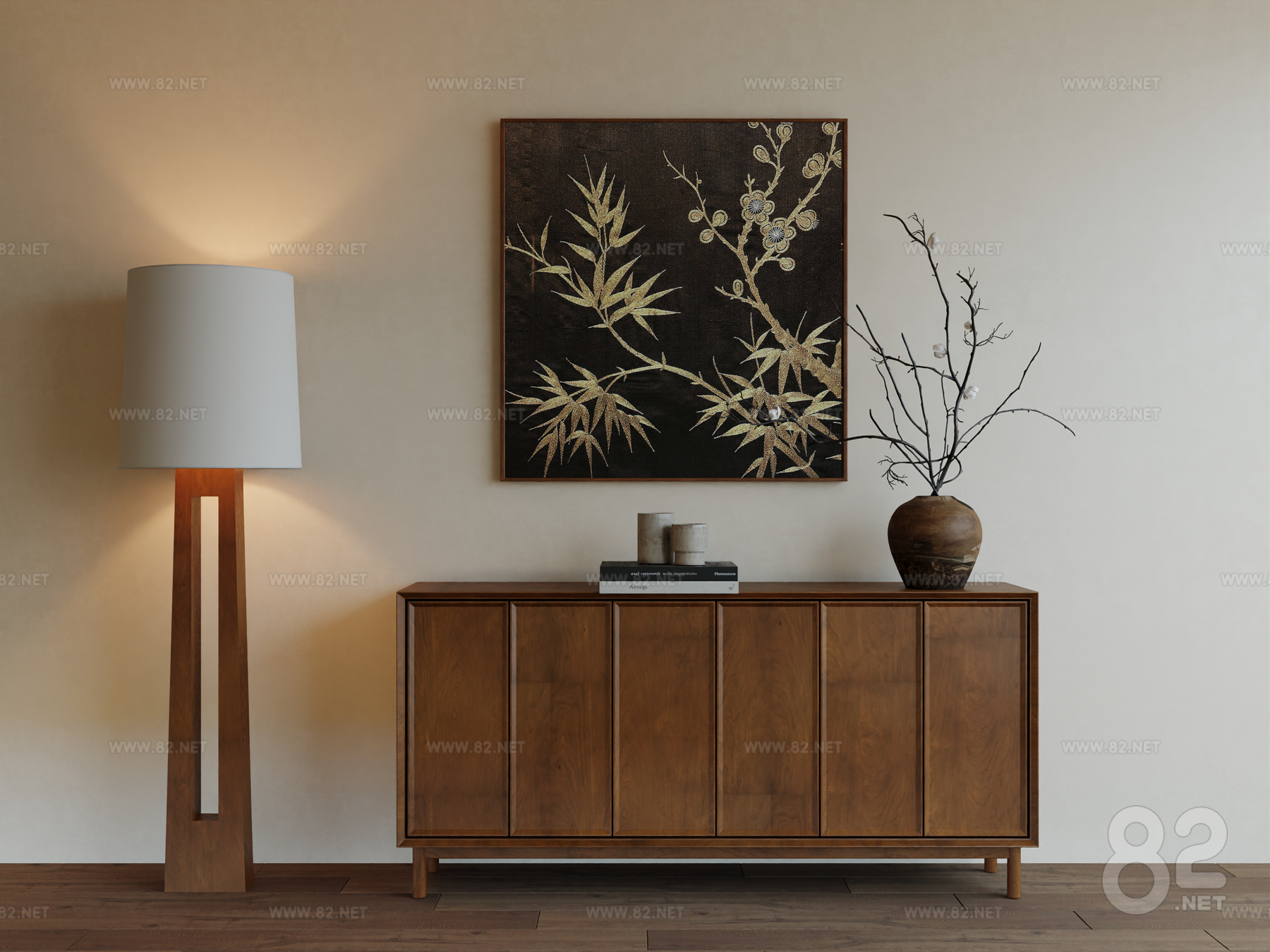 Ancient and Ancient High-grade Art Hanging Paintings download 3D Model ...