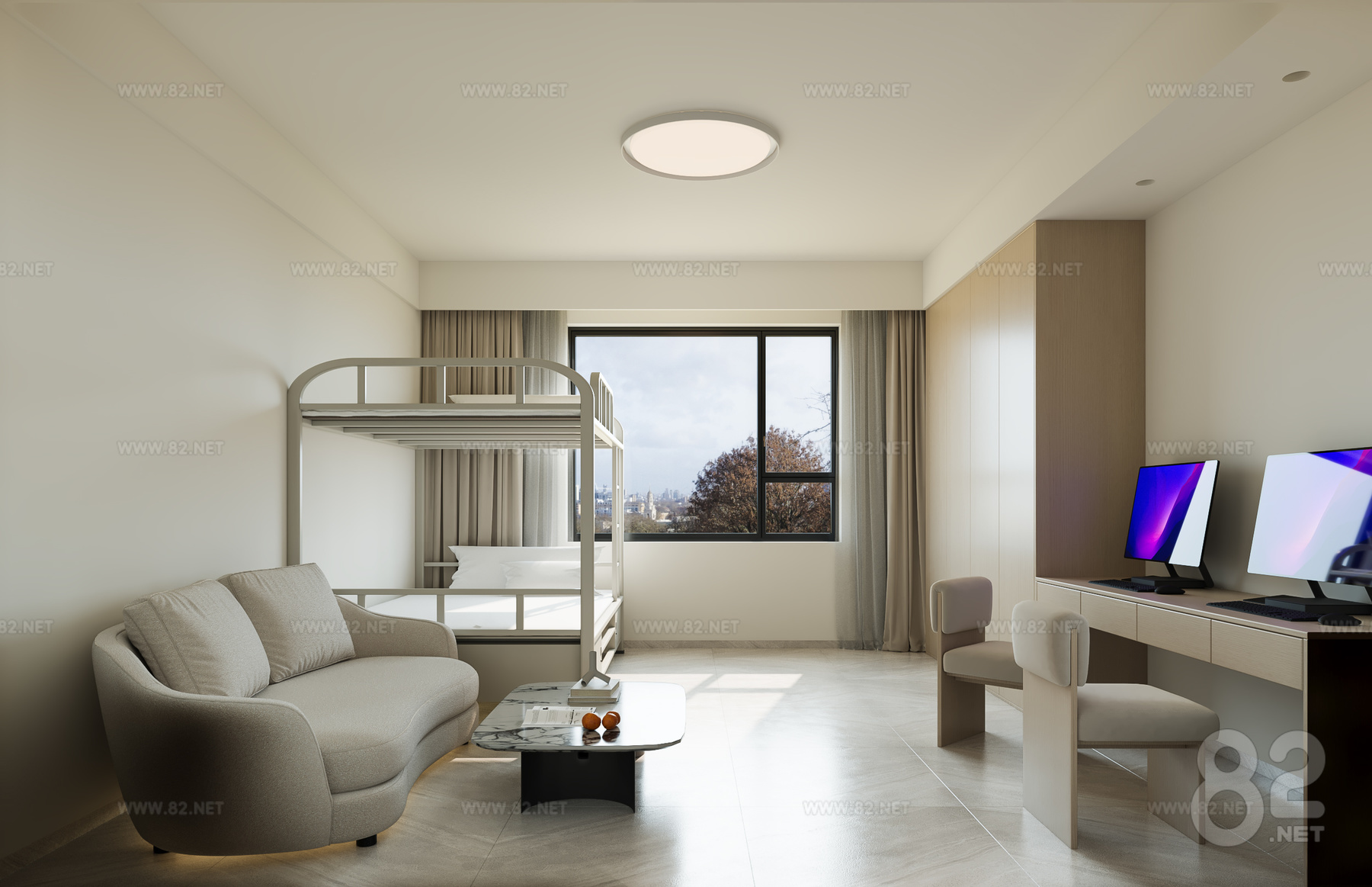 Modern Dormitory Student Dormitory Staff Dormitory download | 3Ds Max ...