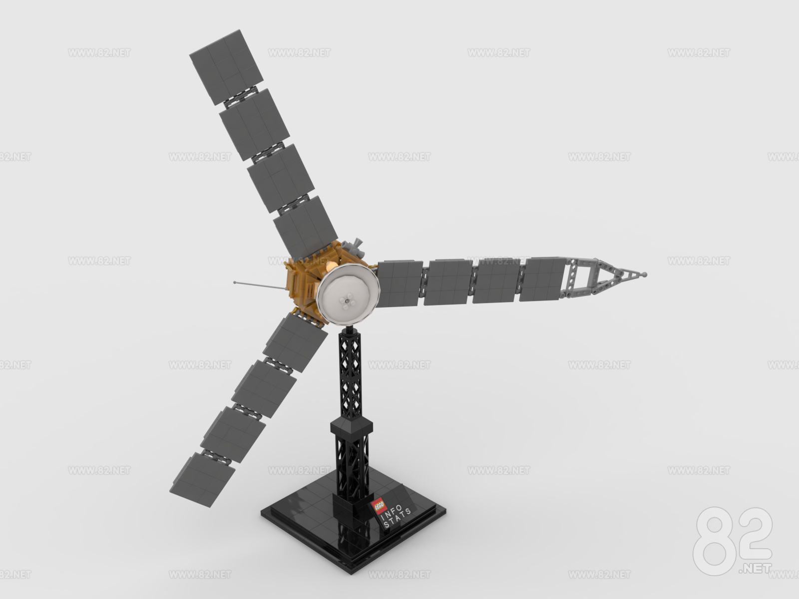 LEGO toy building blocks satellite satellite download | 3Ds Max(.max ...