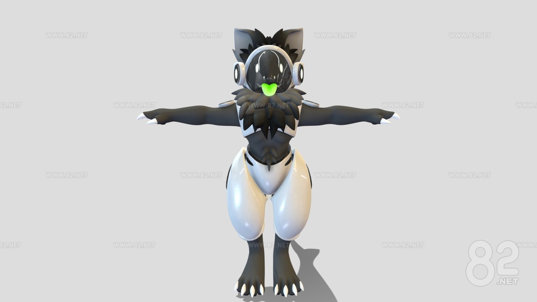 Prototype Beast-VRChat and VTuber avatar download | 3Ds Max(.max) - 82Models