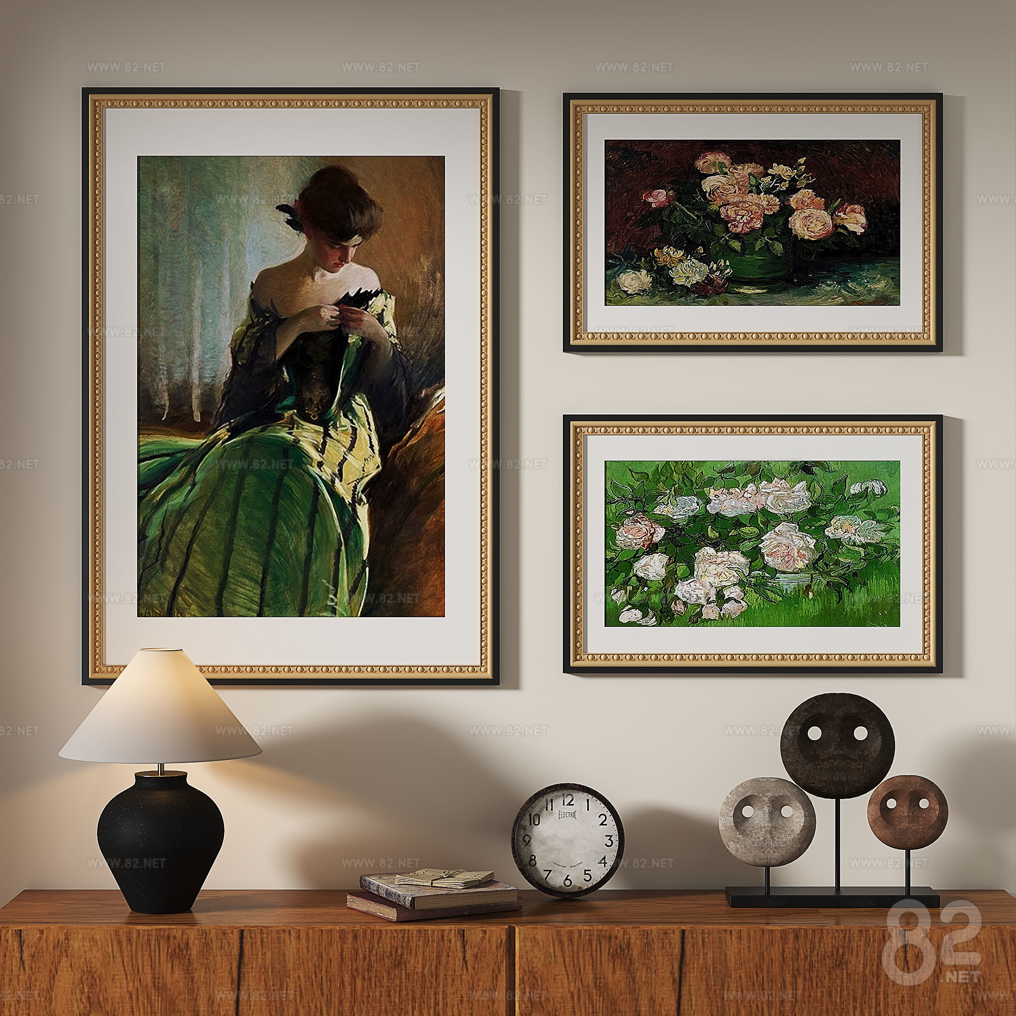 European, classical, French, retro, oil painting, Affordable Luxury ...
