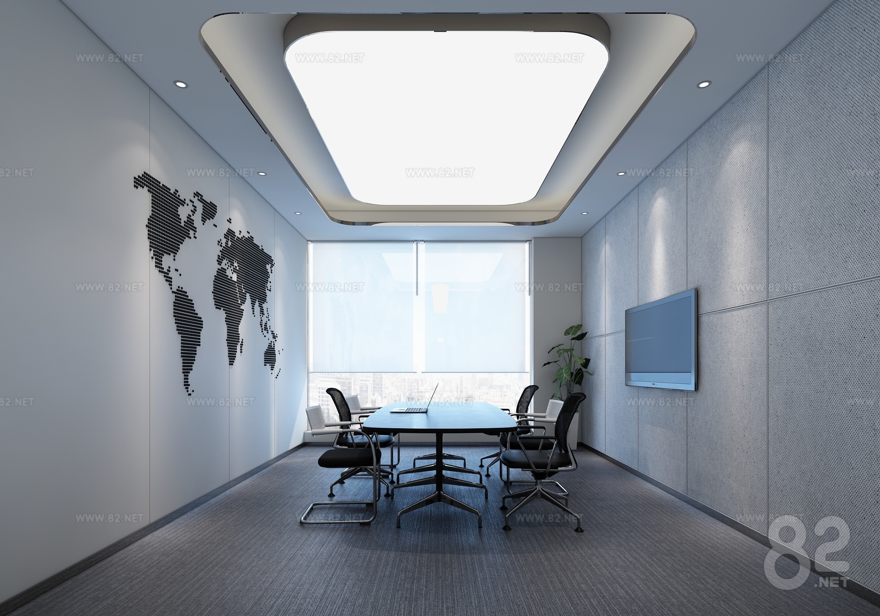 Modern Conference Room Negotiation Room download | 3Ds Max(.max) - 82Models