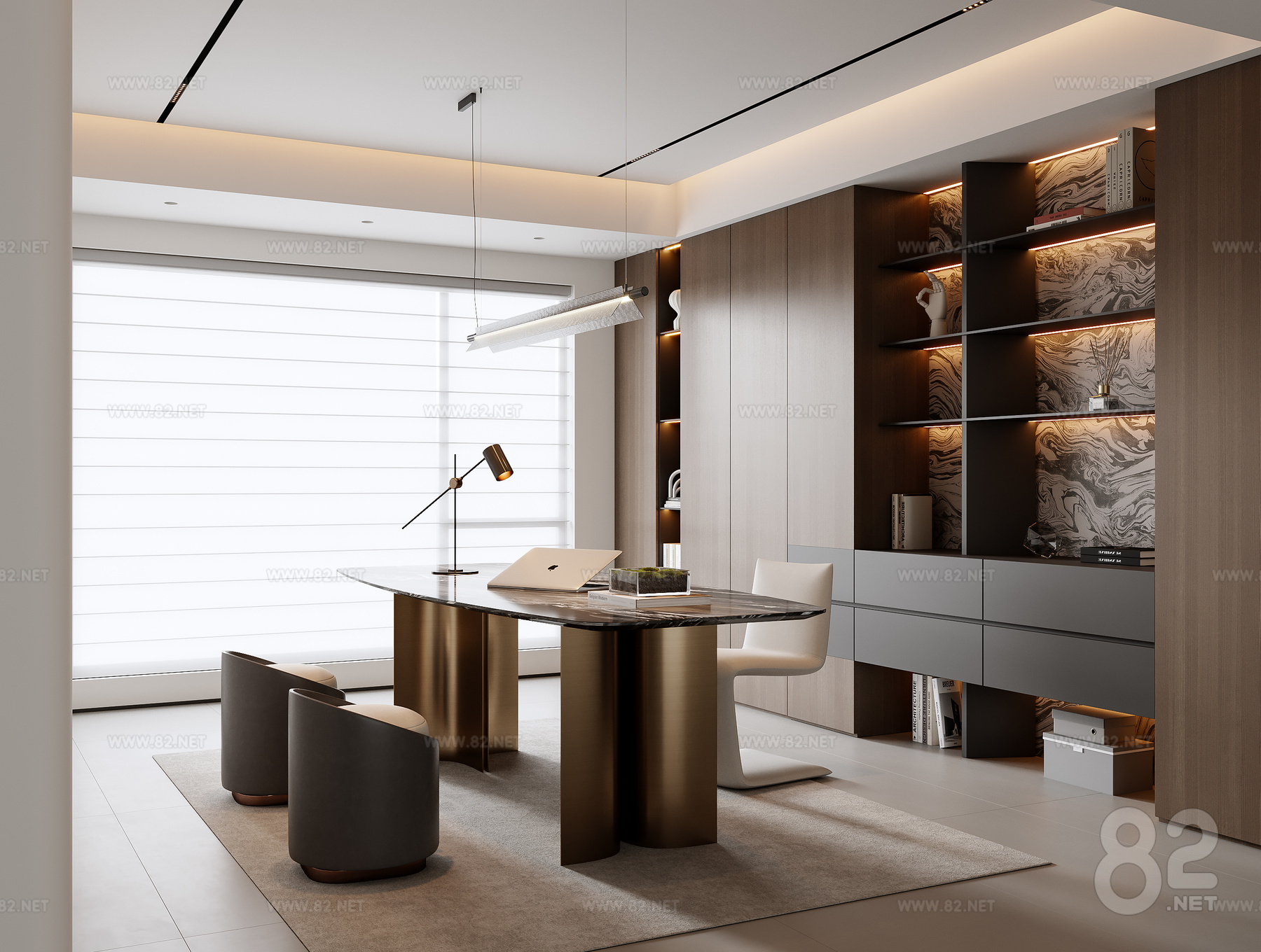 Italian Study download | 3Ds Max(.max) - 82Models