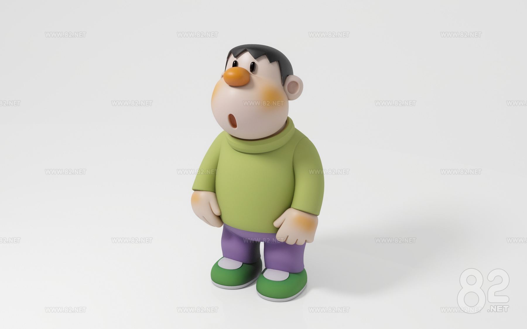 Anime Pang Hu Doraemon cartoon character Q version hand-made ornaments ...