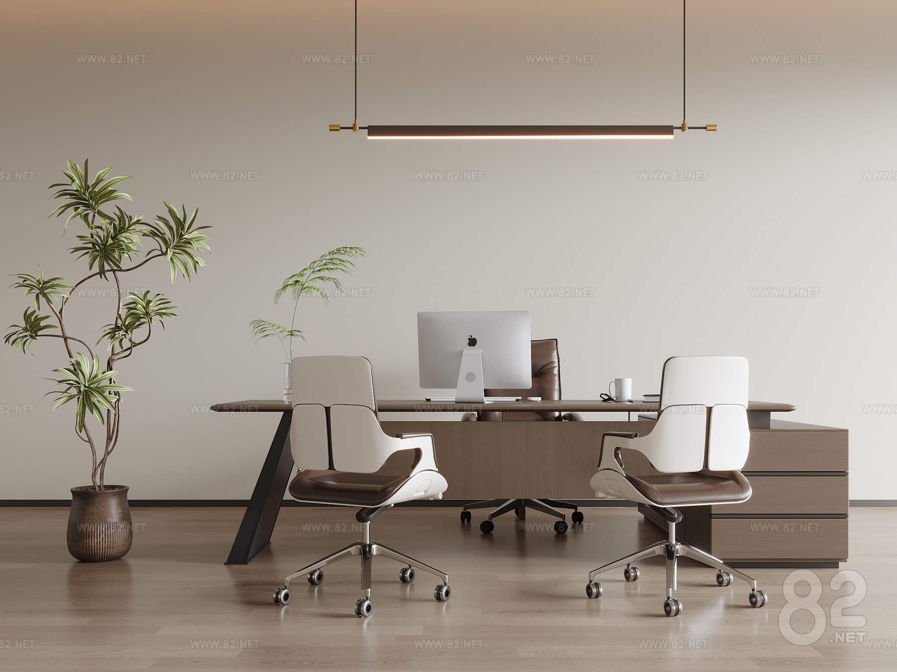 Modern Italian Office Desk and Chair download | 3Ds Max(.max) - 82Models