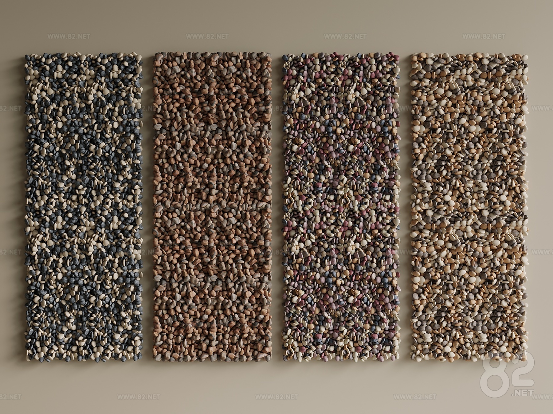 Modern New Chinese Stone Pebbles Gravel download | 3Ds Max(.max) - 82Models