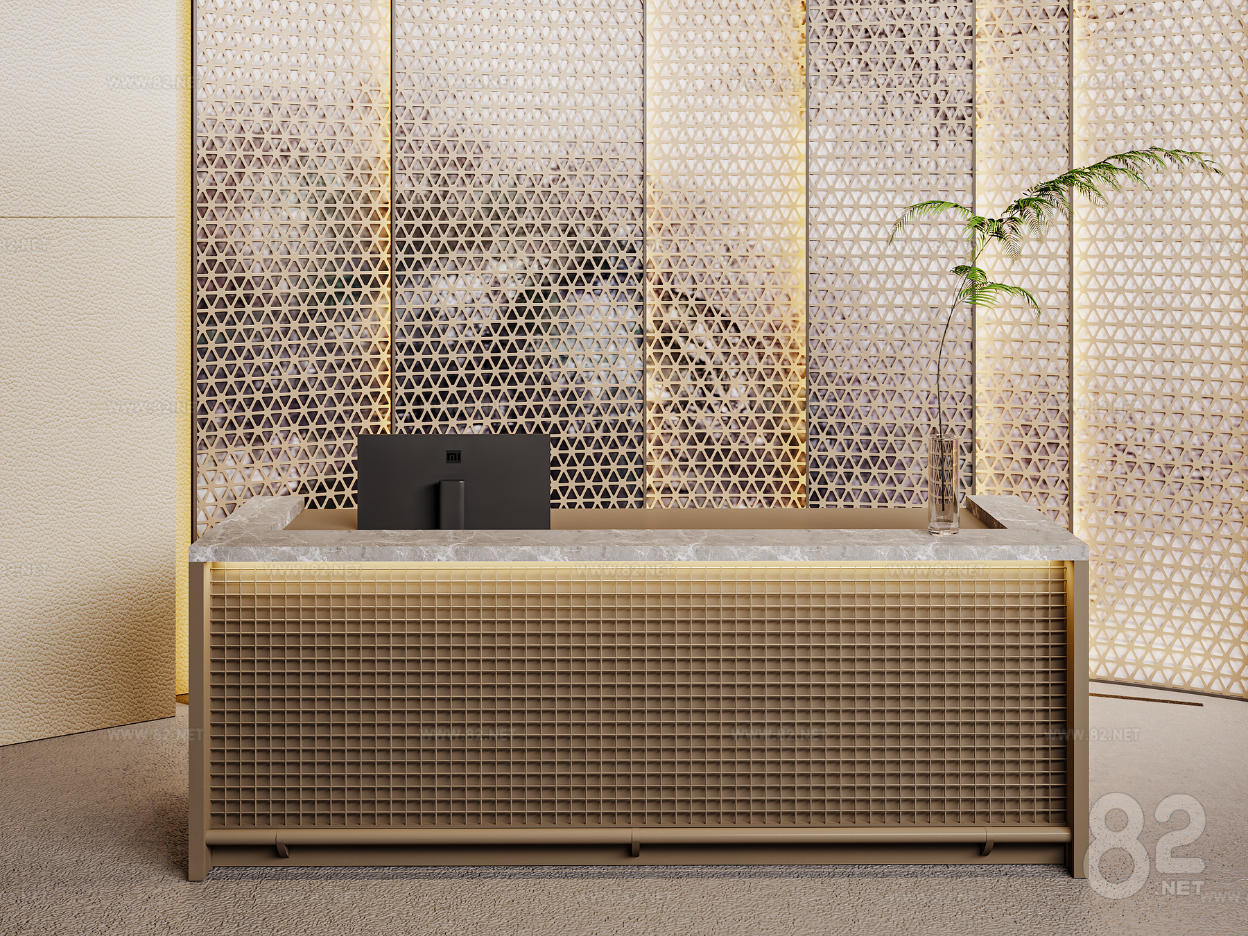 Modern Hotel Reception Reception Reception Room download 3D Model | 3Ds ...