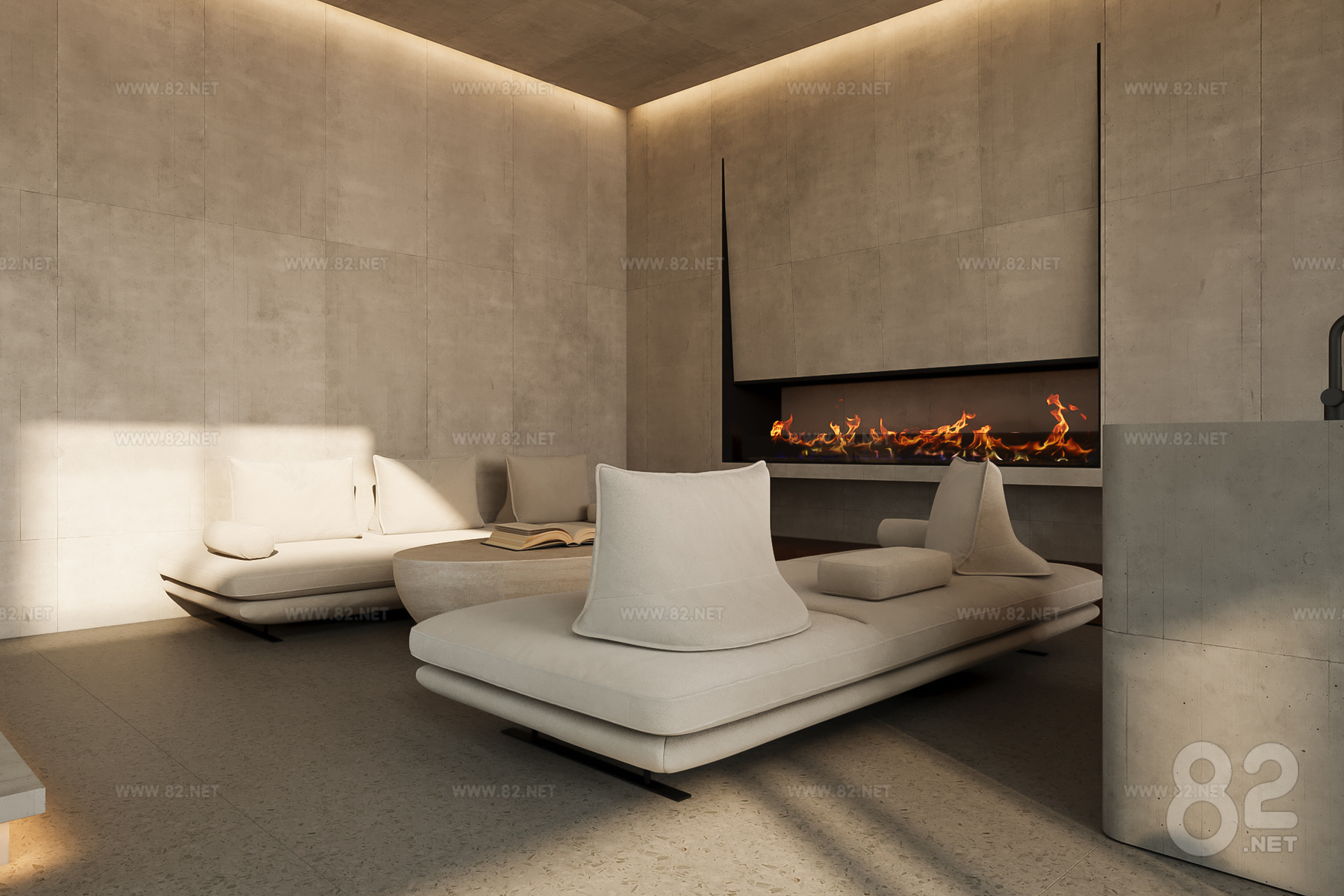 Decorative Fireplace Gas Fireplace Electronic Fireplace Flame Fireplace download | 3Ds Max(.max ...