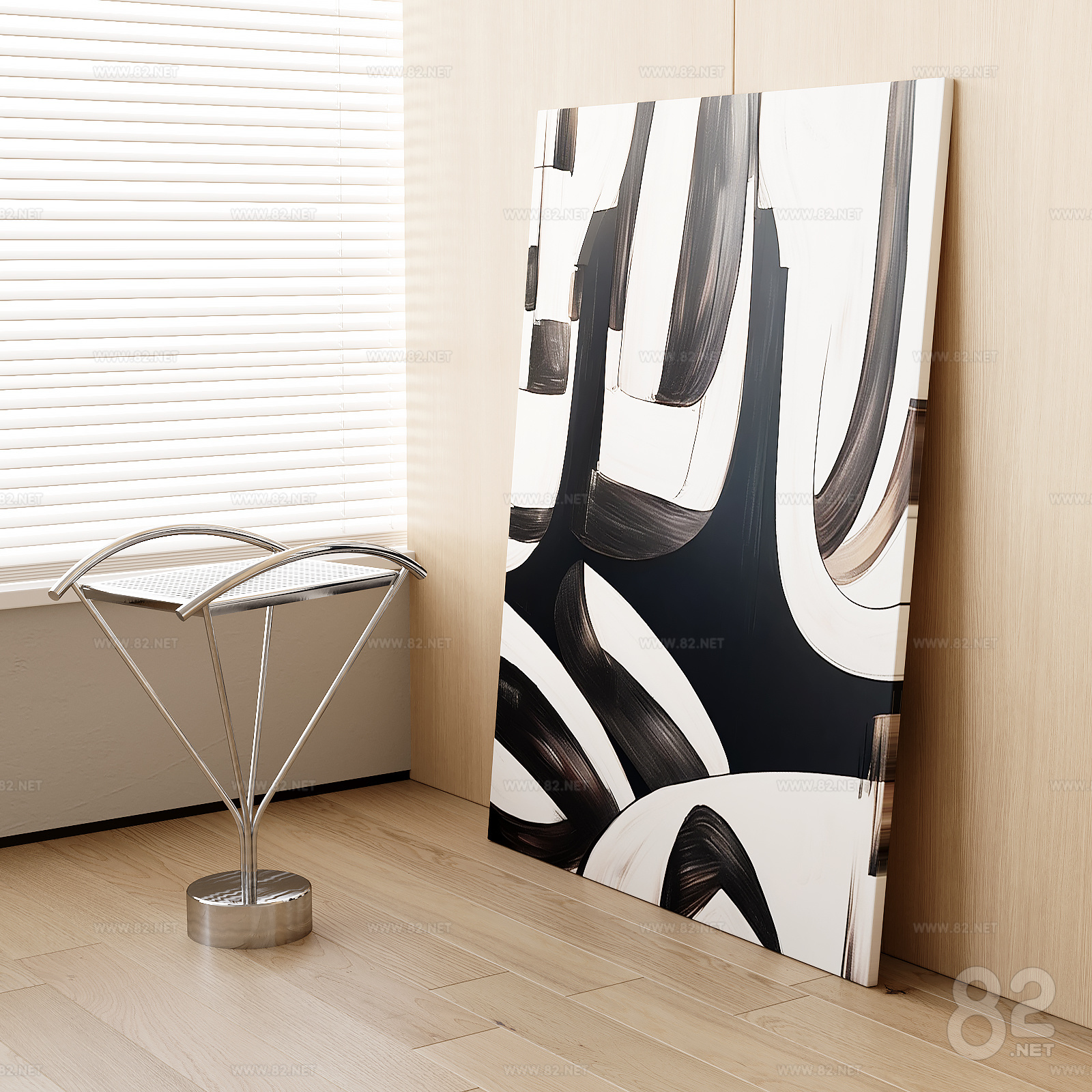 modern decorative painting download | SketchUp(.skp) - 82Models