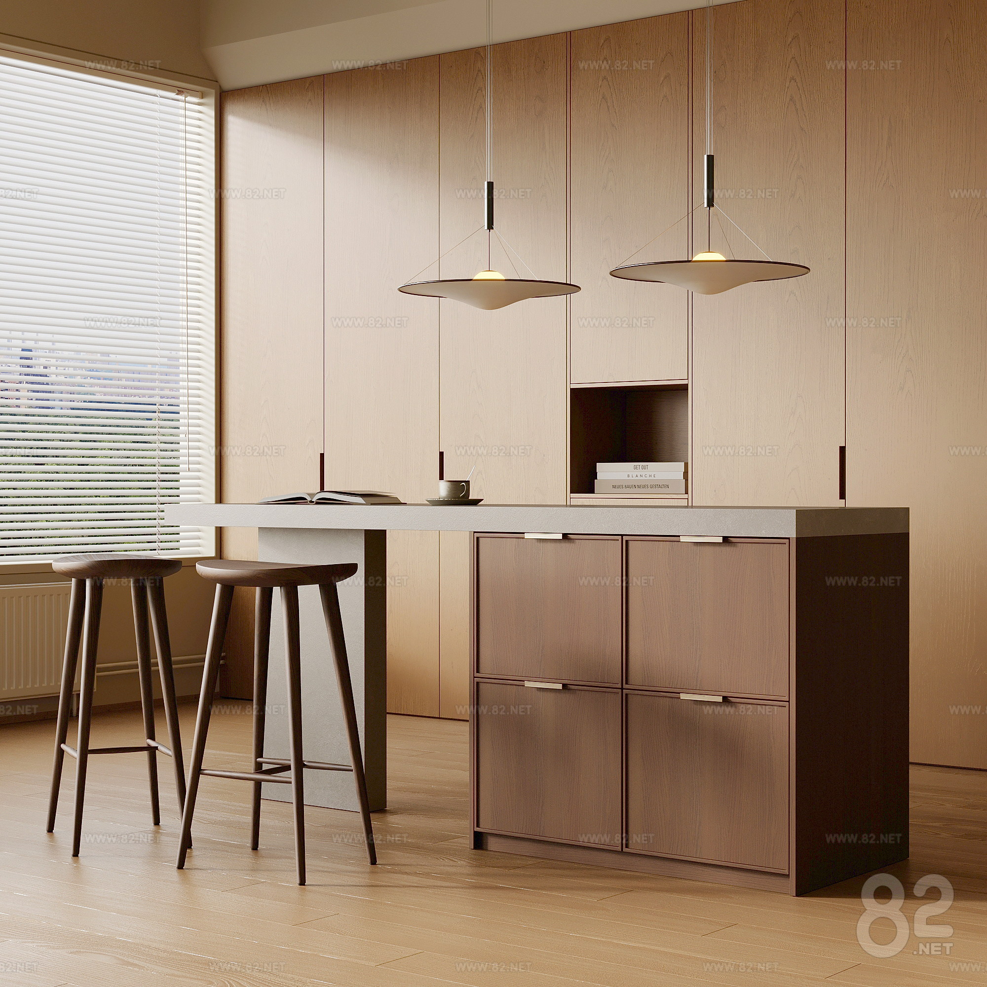 18 Island Taichung Gufeng Island Bar Table Dining Table and Chair download | 3Ds Max(.max ...