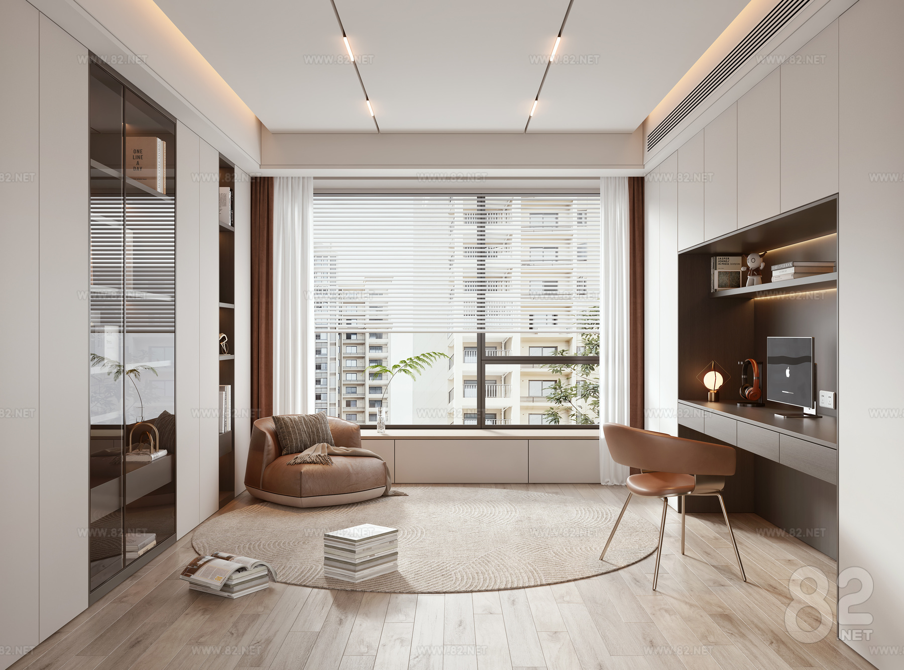 Modern study download | 3Ds Max(.max) - 82Models