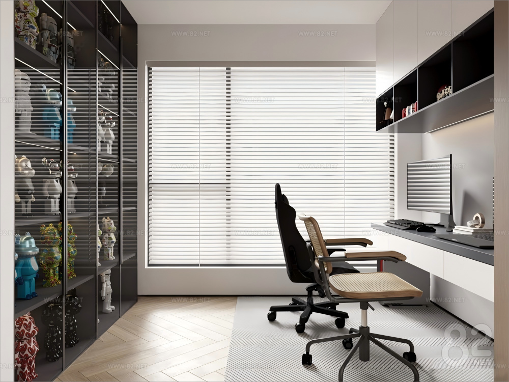 Modern study download | 3Ds Max(.max) - 82Models