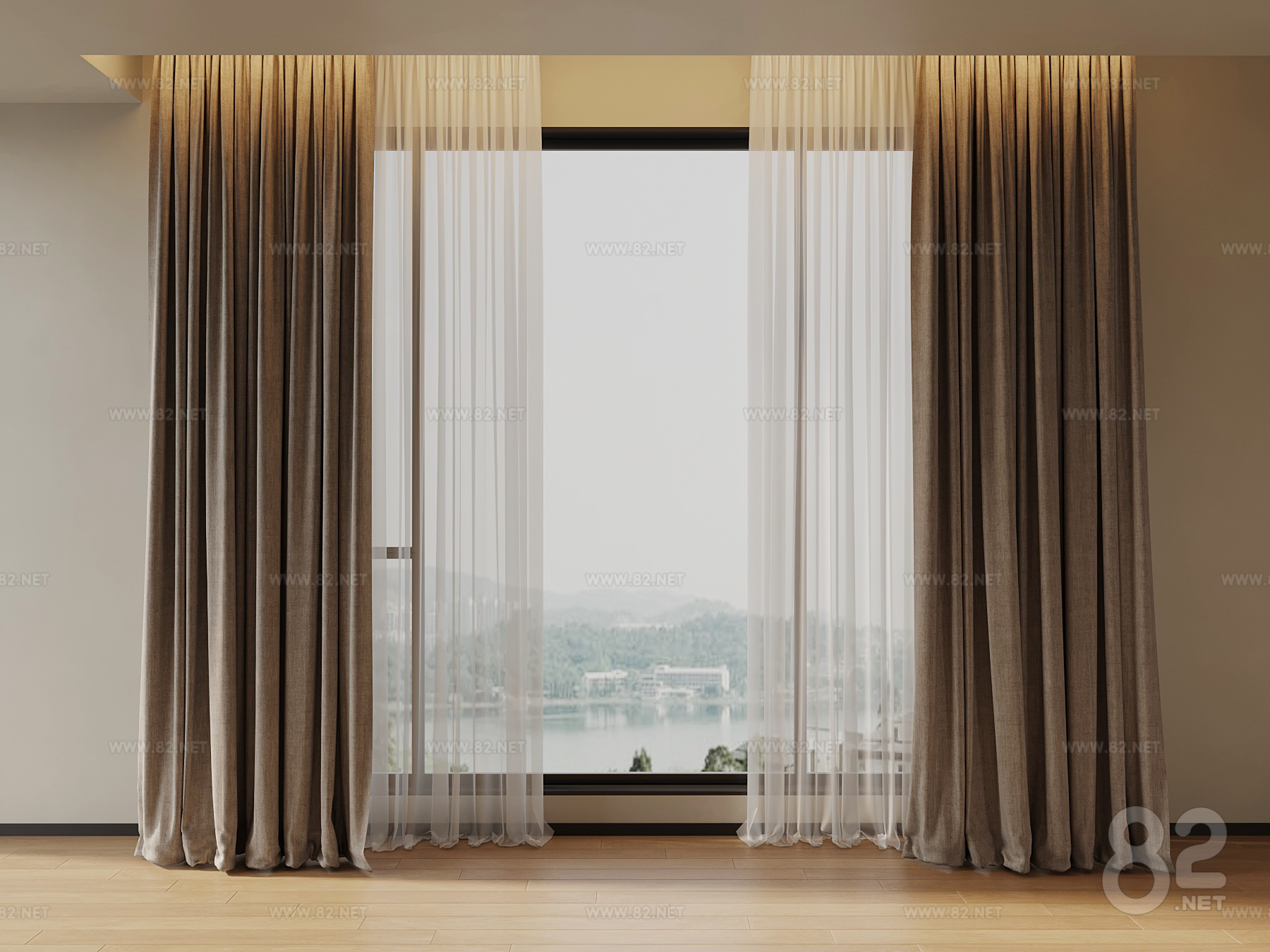Modern Curtains download | 3Ds Max(.max) - 82Models