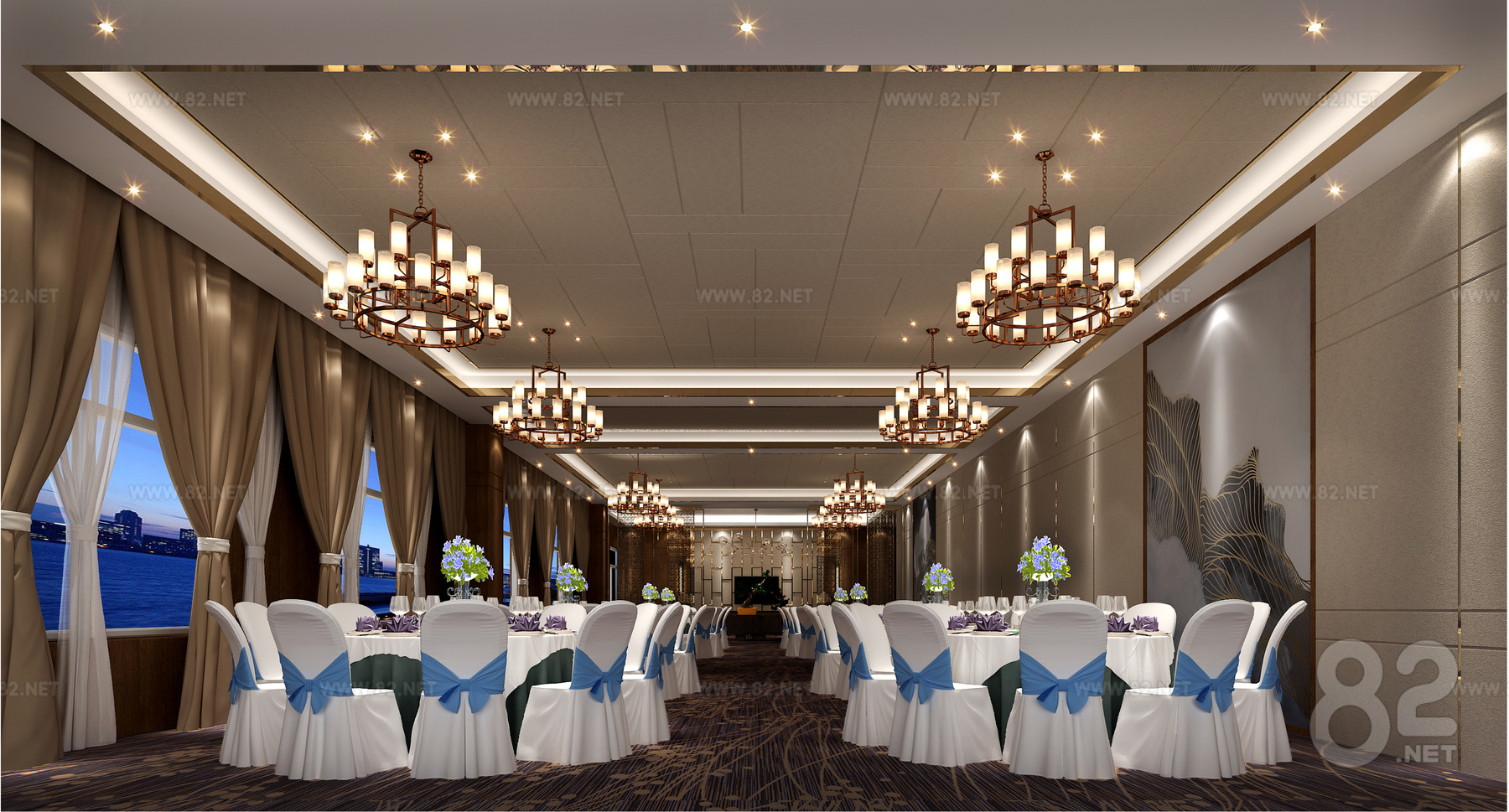Ballroom download | 3Ds Max(.max) - 82Models