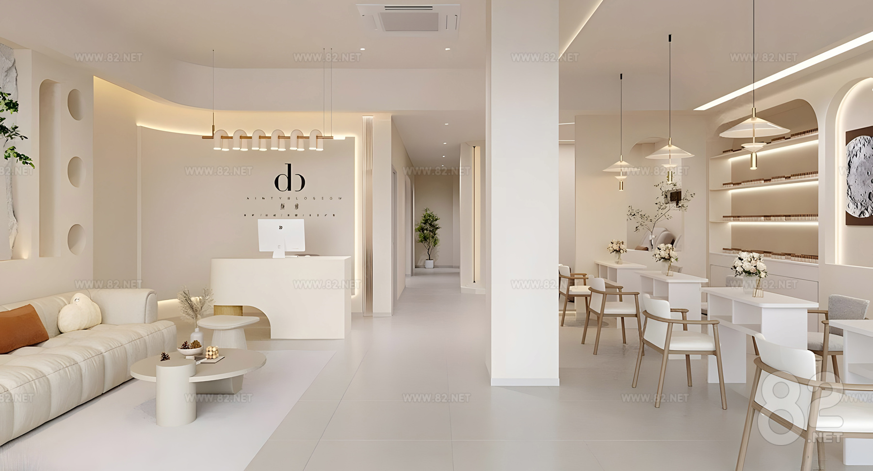 Qui Ji Beauty Salon Beauty Salon Hall Medical Beauty Hall Beauty spa ...