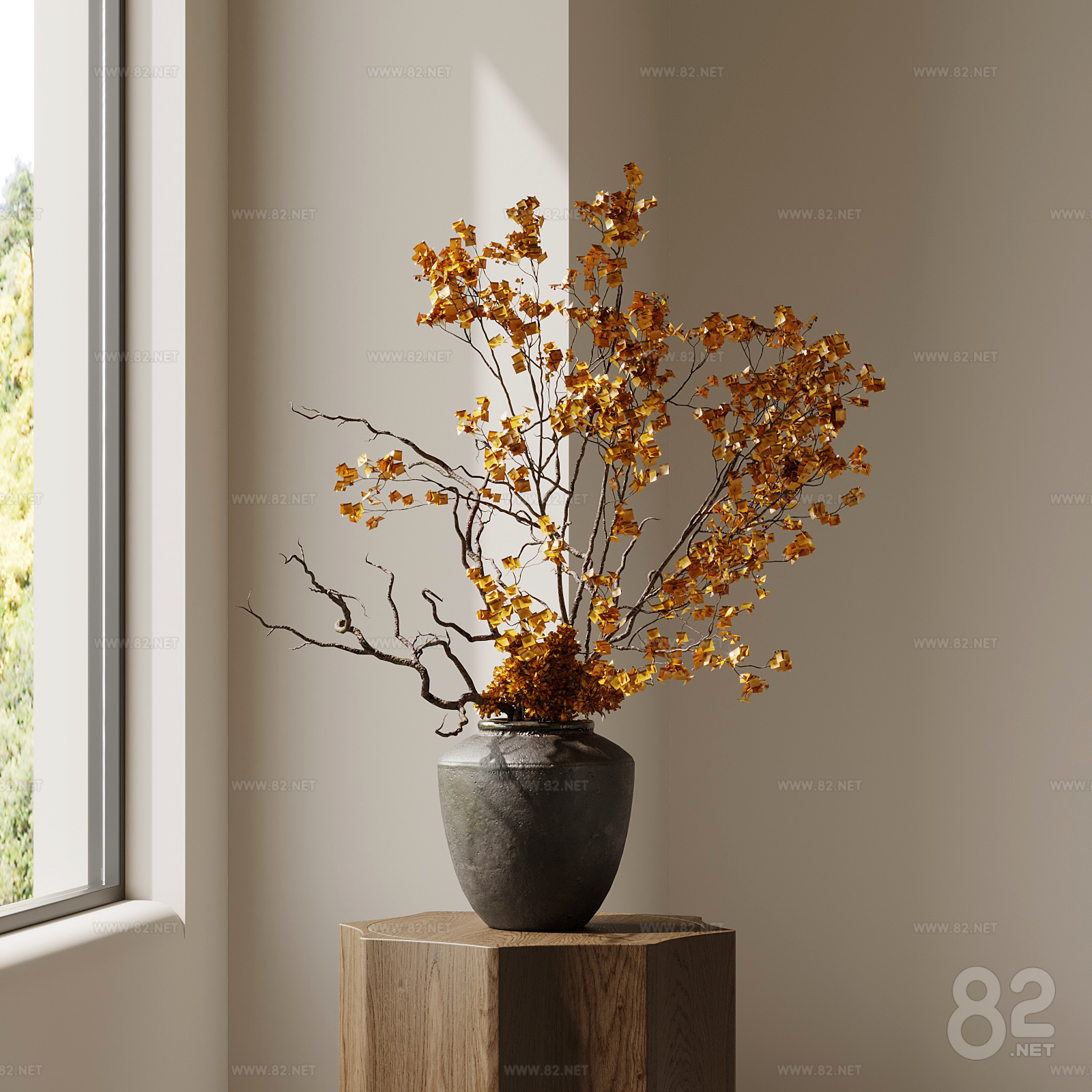 Mid-century Style Vase download | SketchUp(.skp) - 82Models