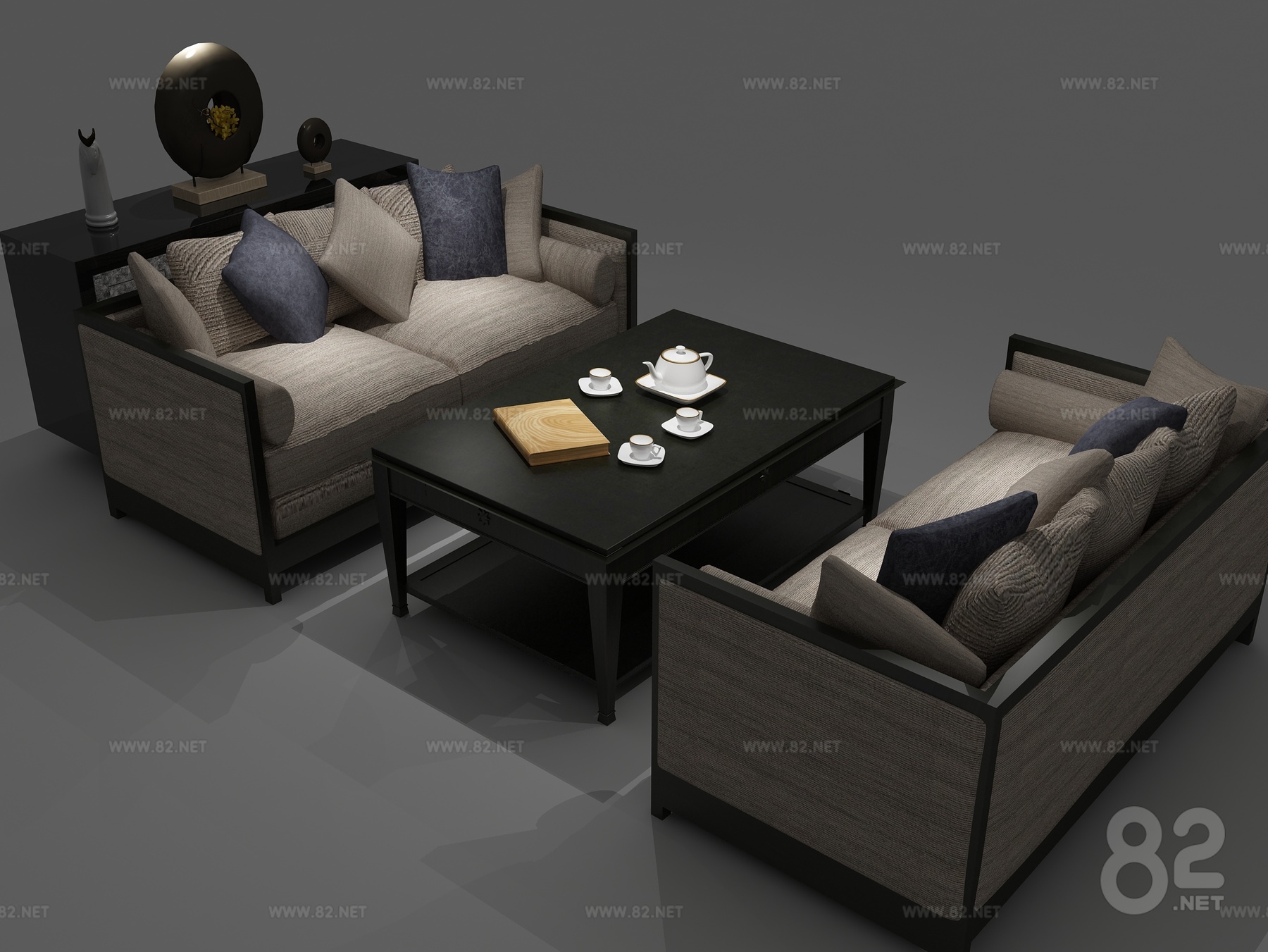Chinese dining table and chair card holder download | 3Ds Max(.max ...